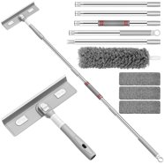 Ettore Window Cleaning Combo Kit - MicroFiber, Silicone Rubber - White ...