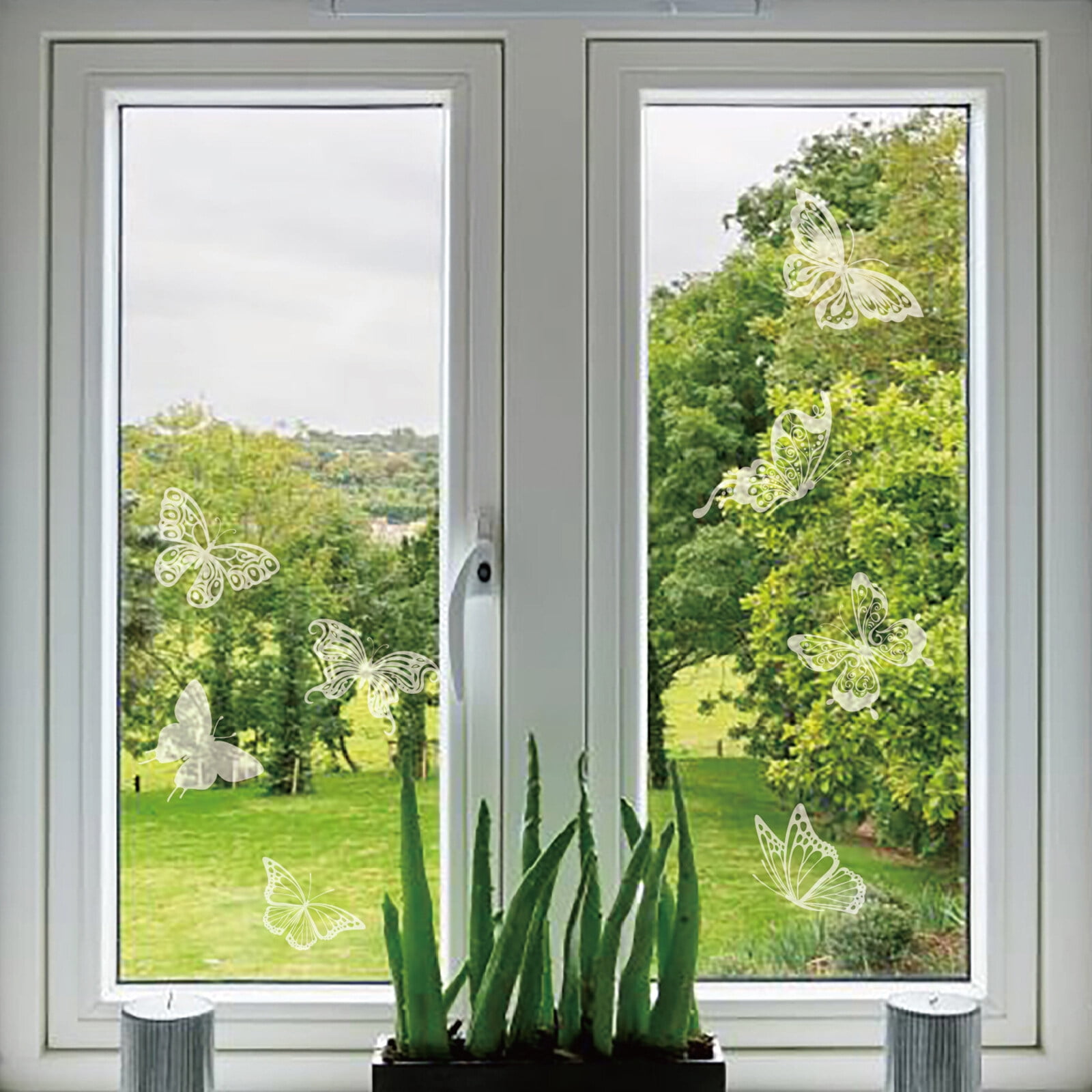 Window Clings,Removable Pvc Stickers Window Stickers Diy 4 -collision ...