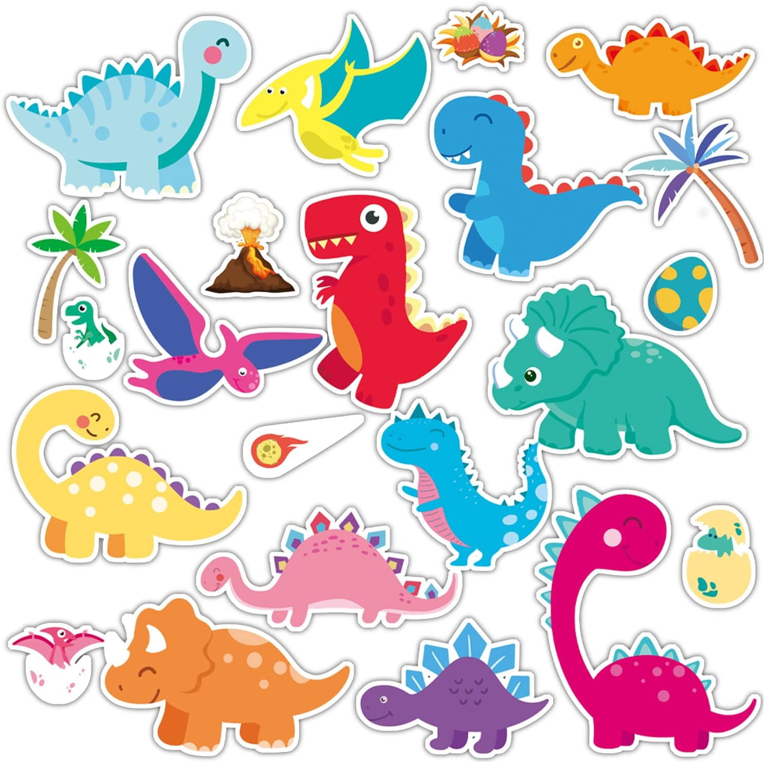 Window Clings Stickers for Kids Window Gel Clings Decals Thick Gel ...
