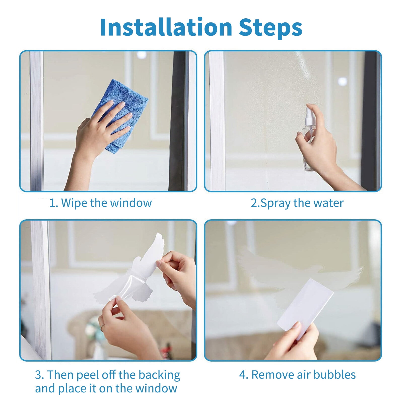 Window Clings,Theme Window Removable Window Stickers Diy Window ...