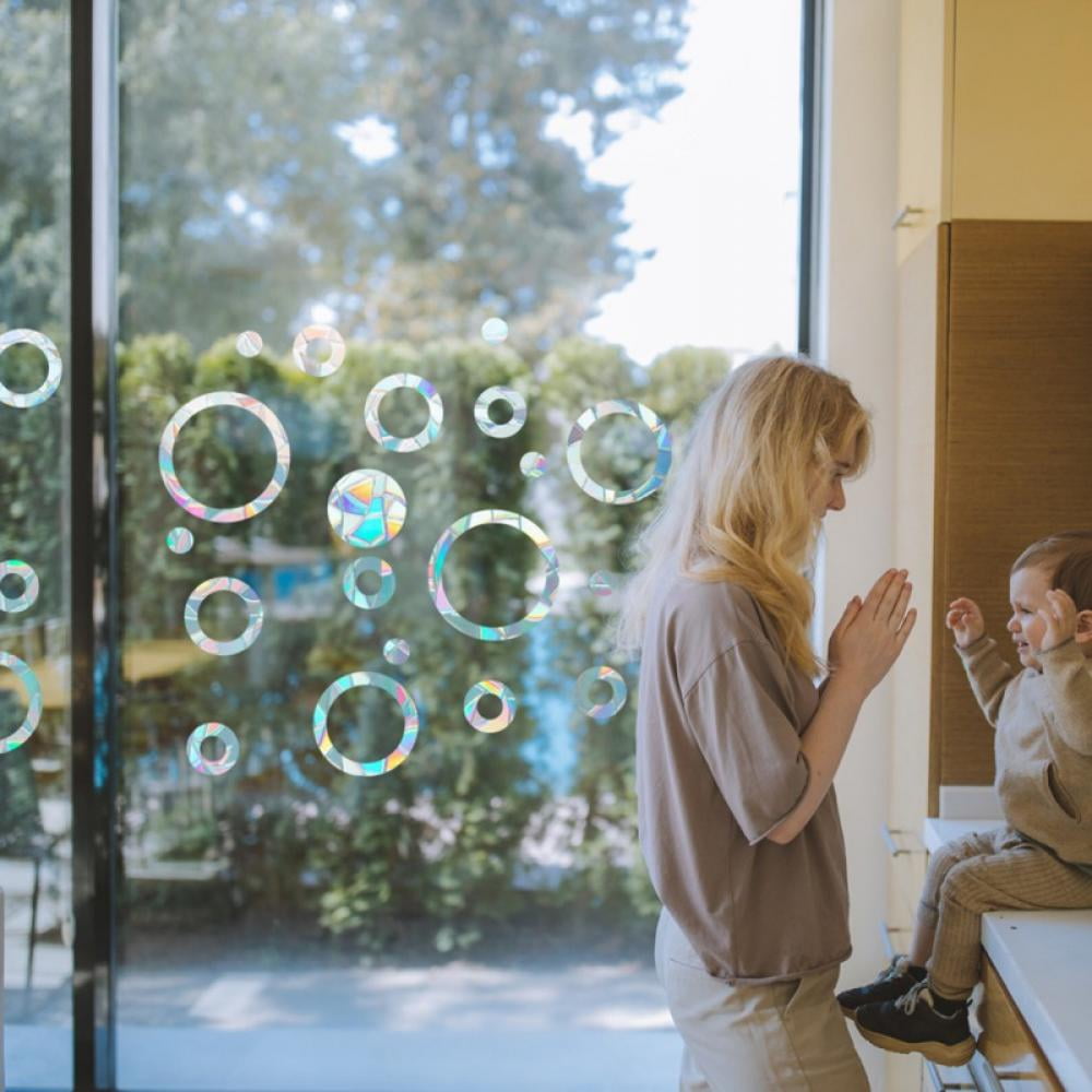 Window Clings Window Decals Static Cling Window Sticker Anti Collision ...