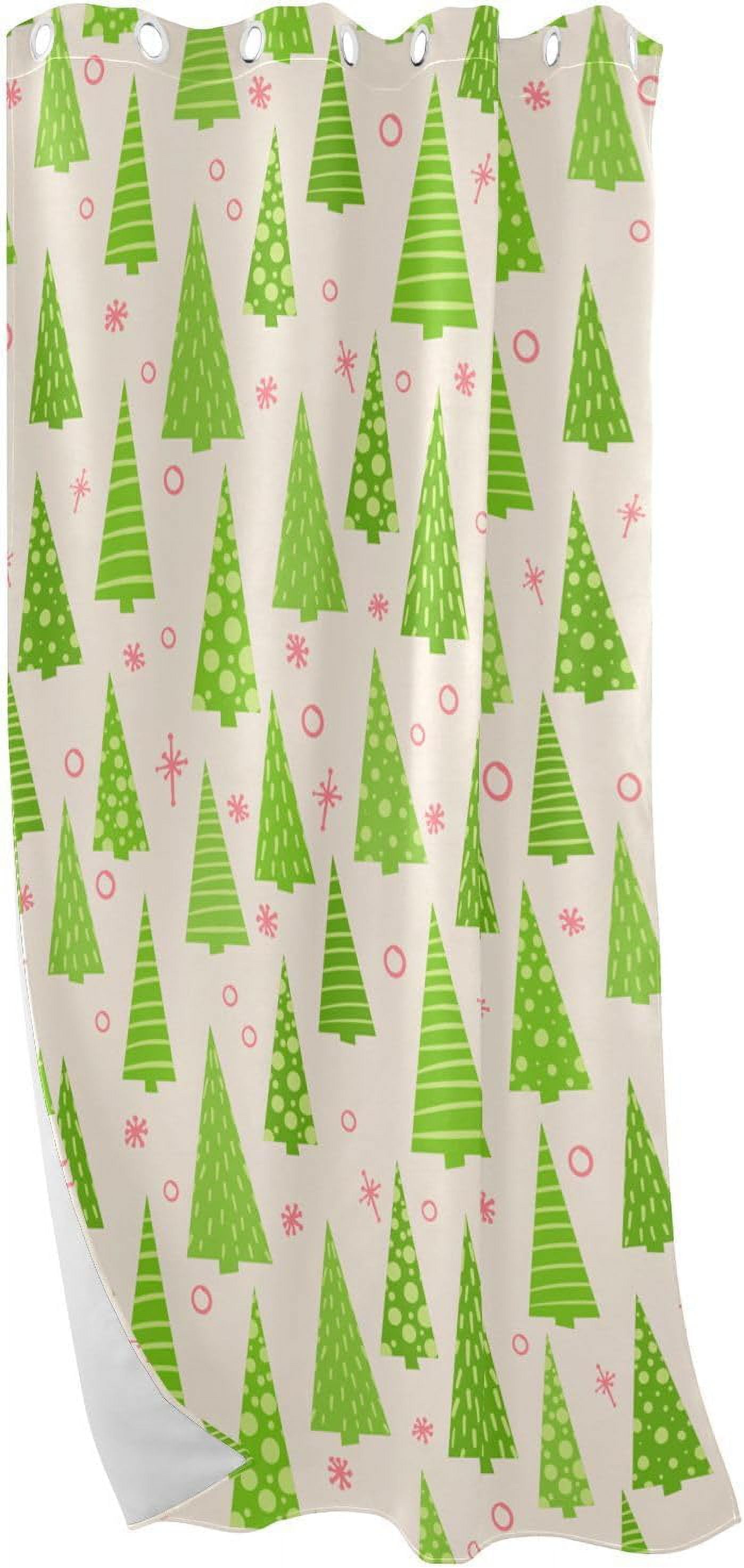 Window Cover for Bedroom & Living Room 84 inches Christmas Tree ...