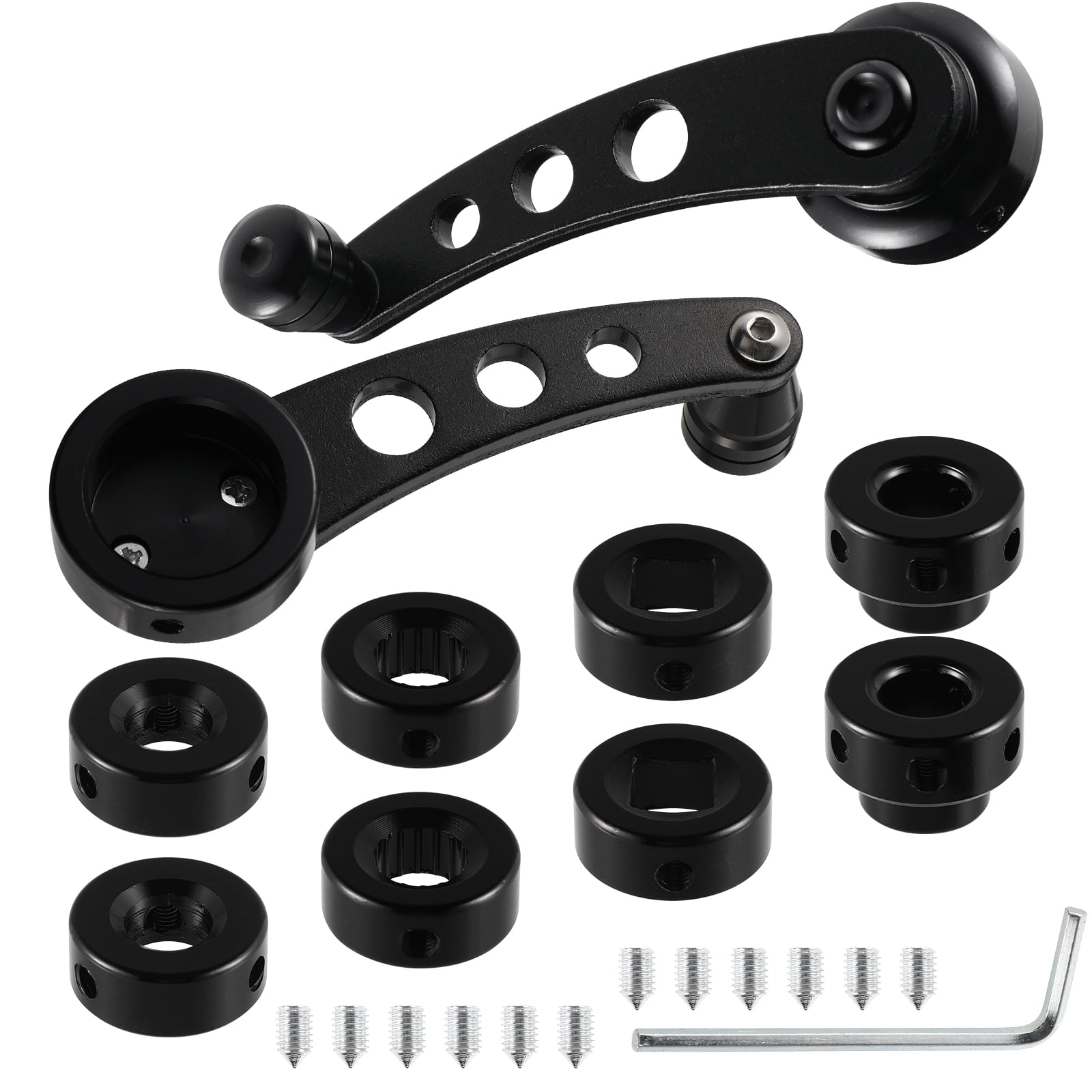 Window Crank Set Car Window Shake Handle Winders Crank Rocker Aluminum ...
