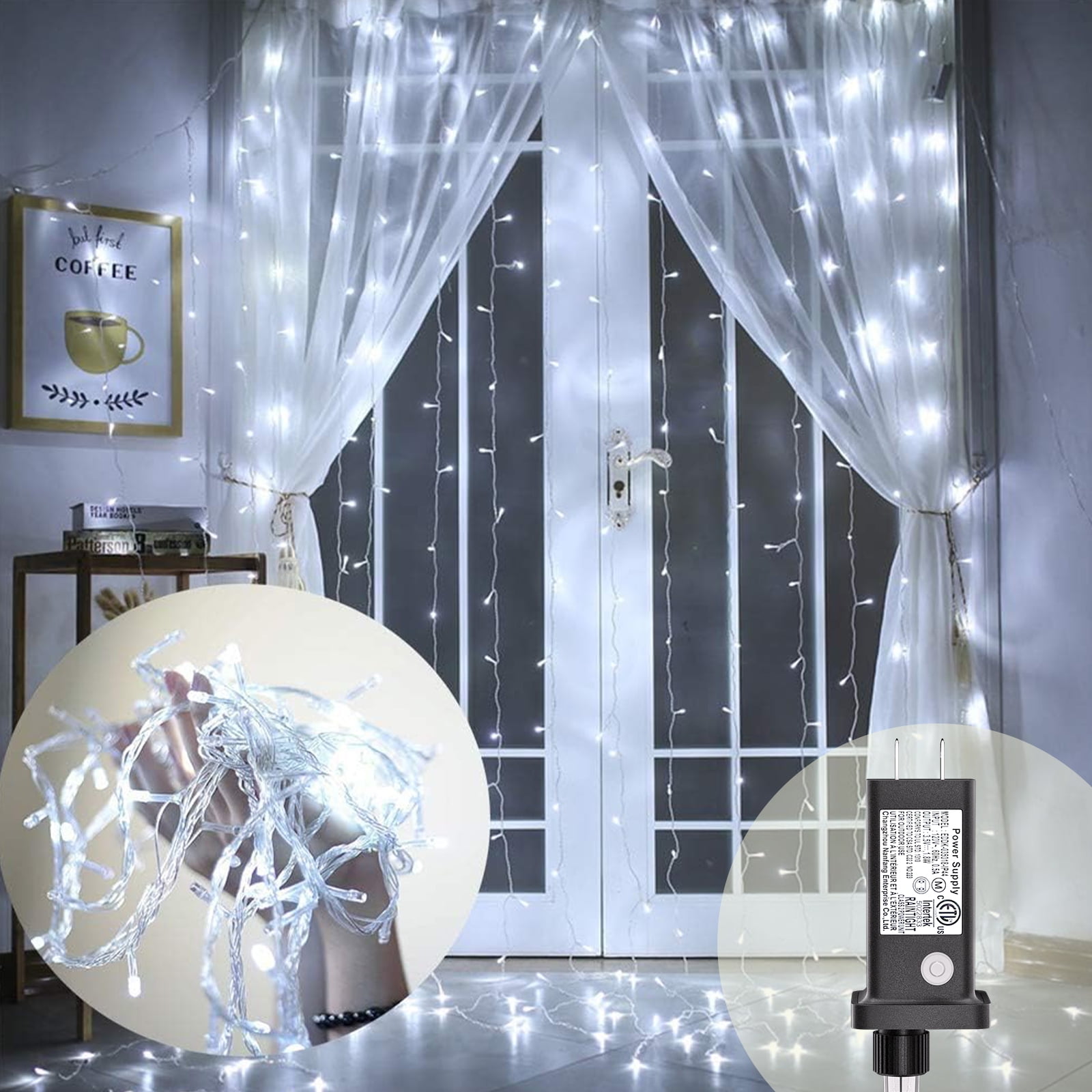 FashFlow Plug in Waterproof LED String Light - Walmart.com