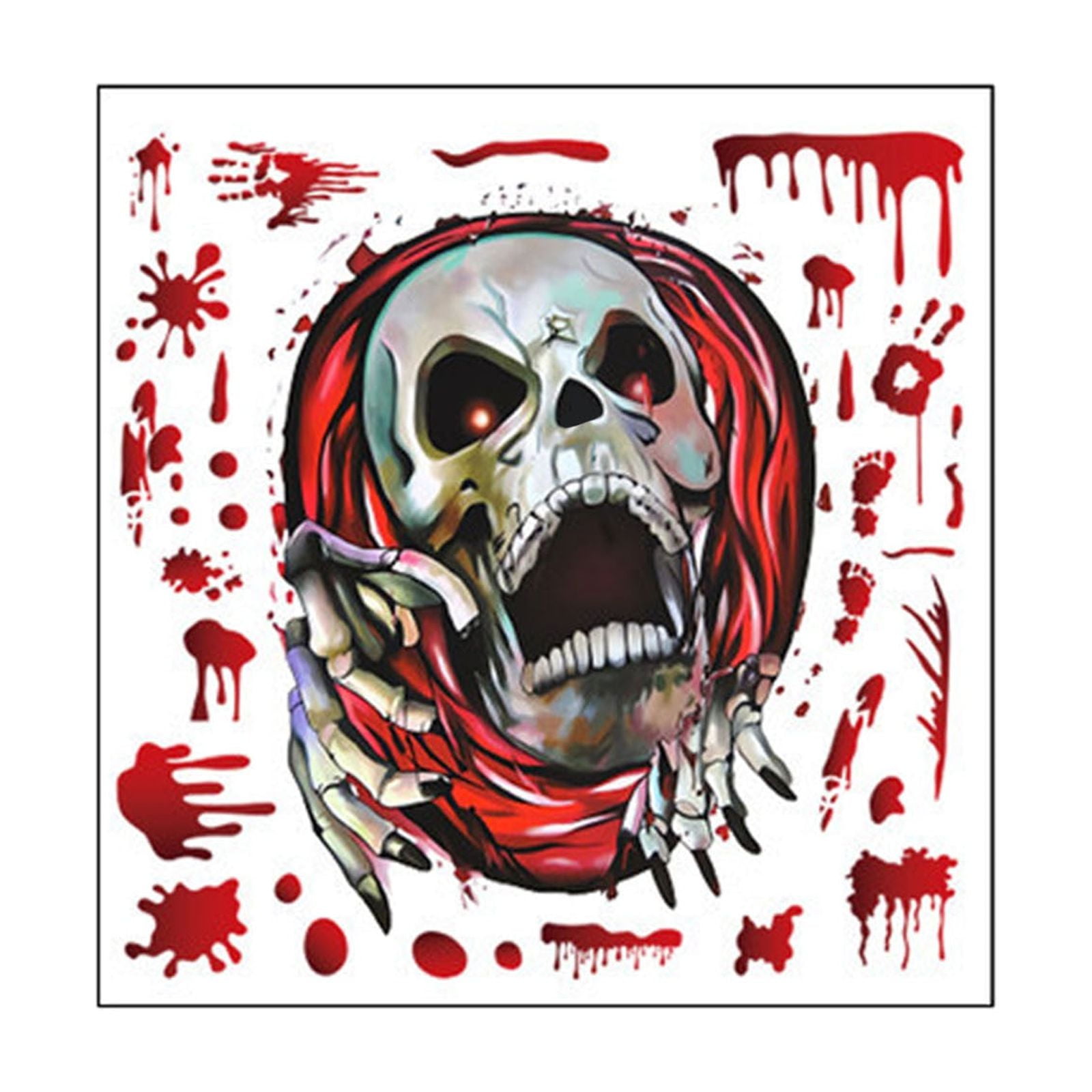 Window Decoration Window Paste Hand Wall Decoration Paste Scary Door ...