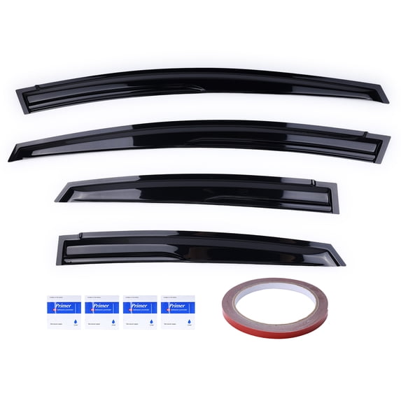 Window Deflectors for Toyota Prius XW30 2010-2015 Black 4pcs Window ...