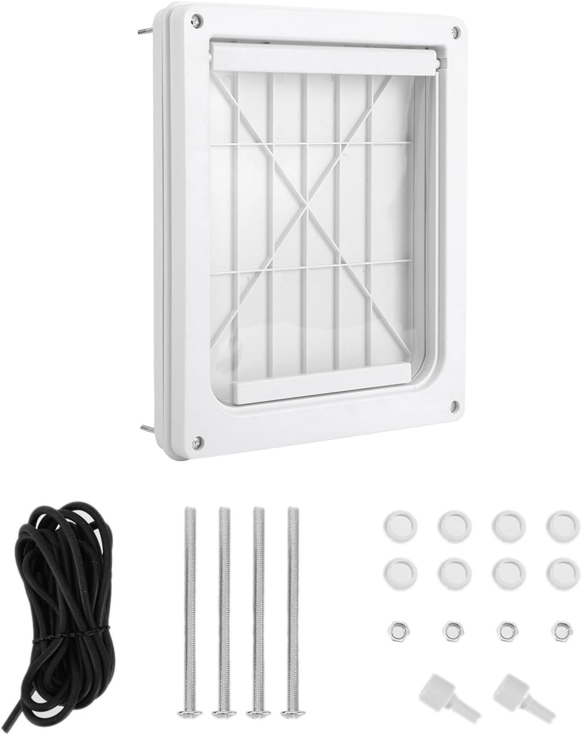 Window Dogs Cats Pet Screen Gate Flap Passing Freely Double Side for ...