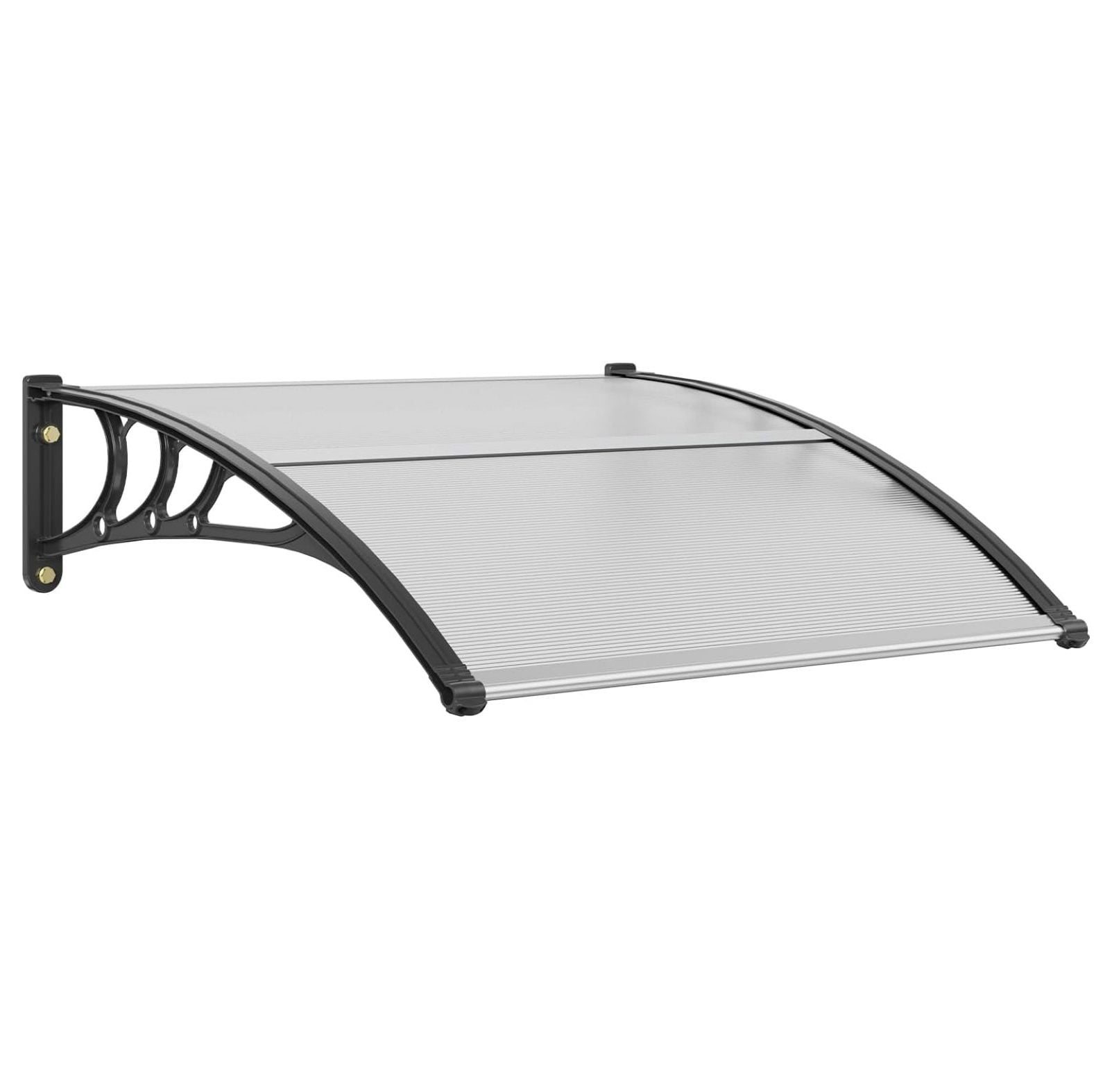 Window Door Awning Canopy 40" x 40", UPF 50+ Polycarbonate Entry Door ...