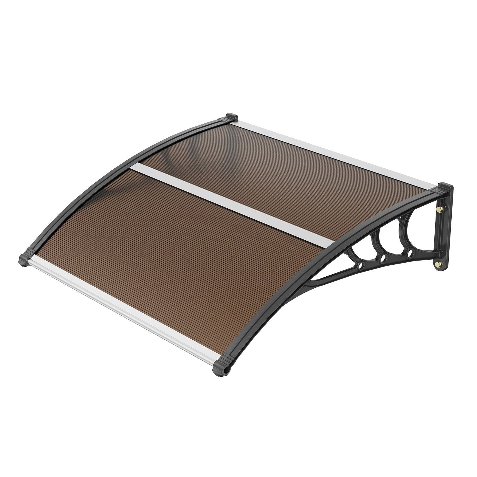 Window Door Awning Canopy 40" x 40", UPF 50+ Polycarbonate Entry Door ...
