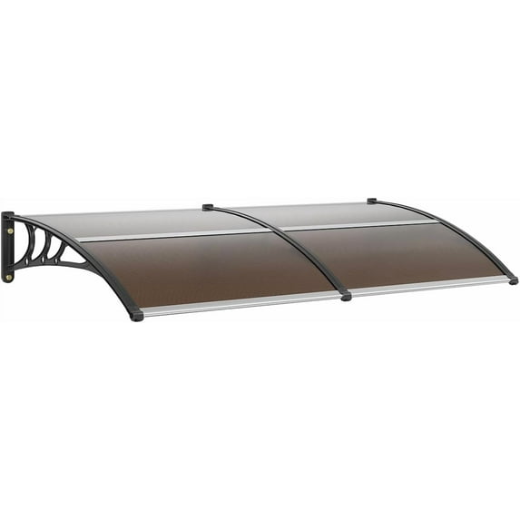 Window Door Awning Canopy 78" x 38", UPF 50+ Polycarbonate Entry Door ...