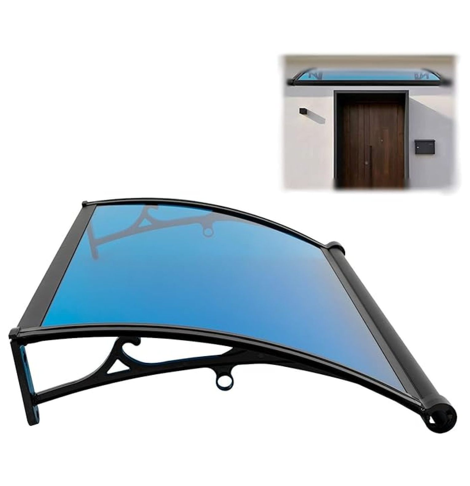 Window Door Awning Canopy Overhang Awning Exterior for Rain Sun Snow ...
