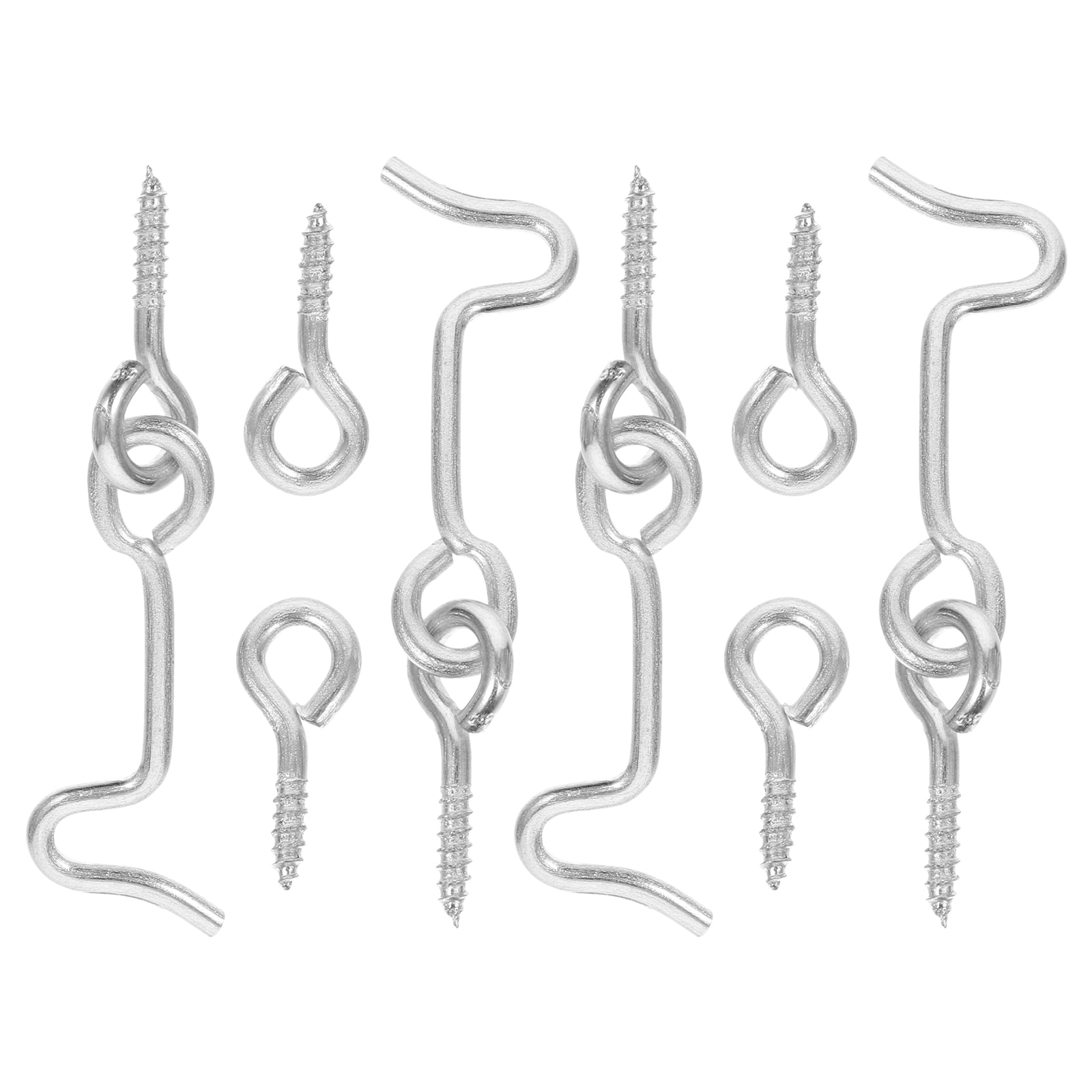 Window Door Hook Wooden Fence Eye Swivel Hooks Screen Cabin and Latch ...