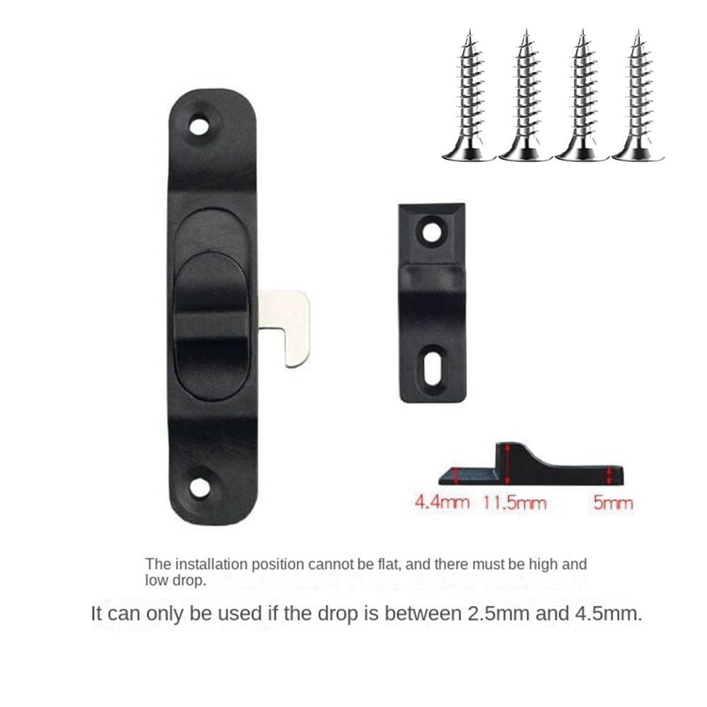 Window Door Push-Pull Hardware Anti Theft Aluminium Alloy Sliding Pull ...