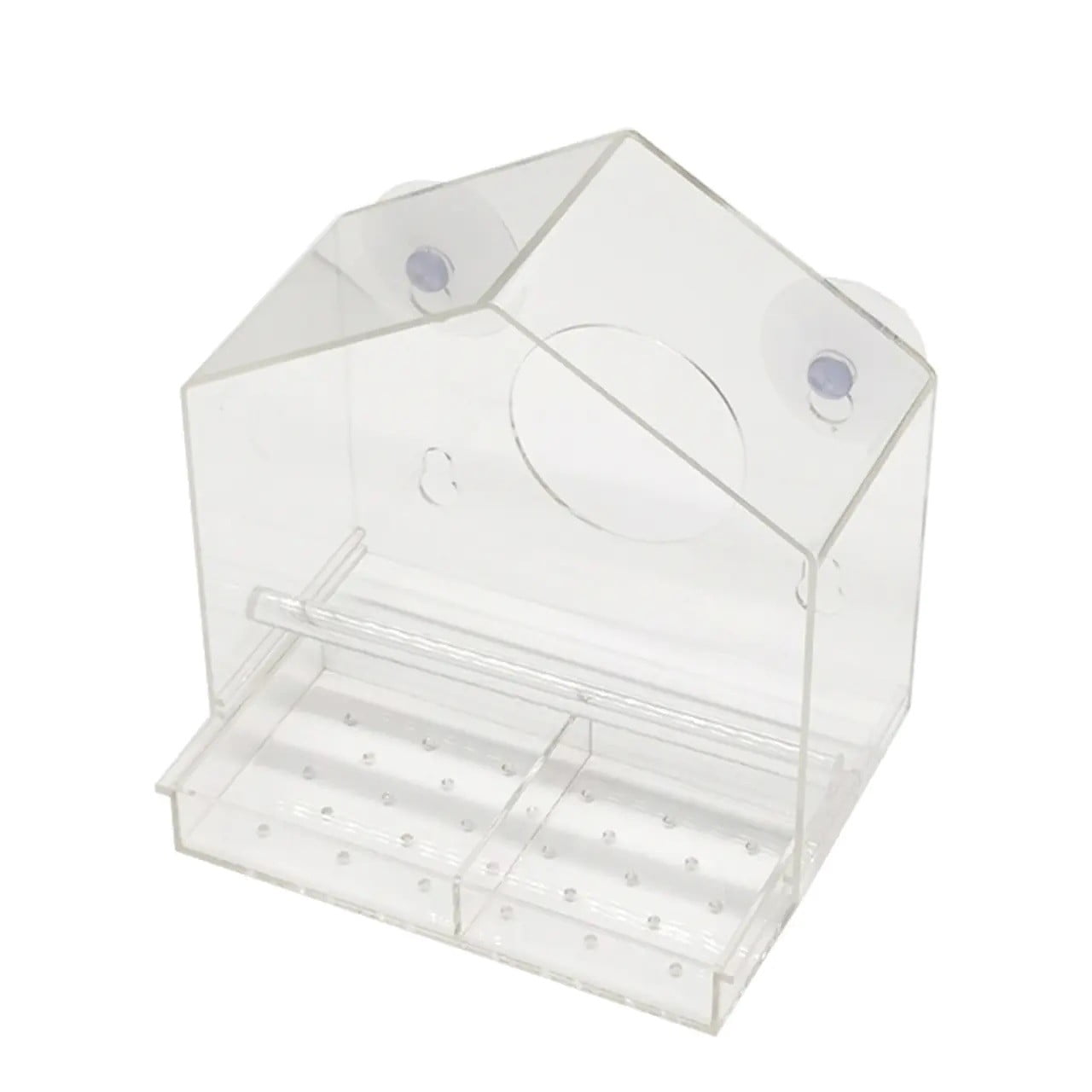 Window Feeders,Window Bird Feeder House Shaped,Plastic Bird House ...
