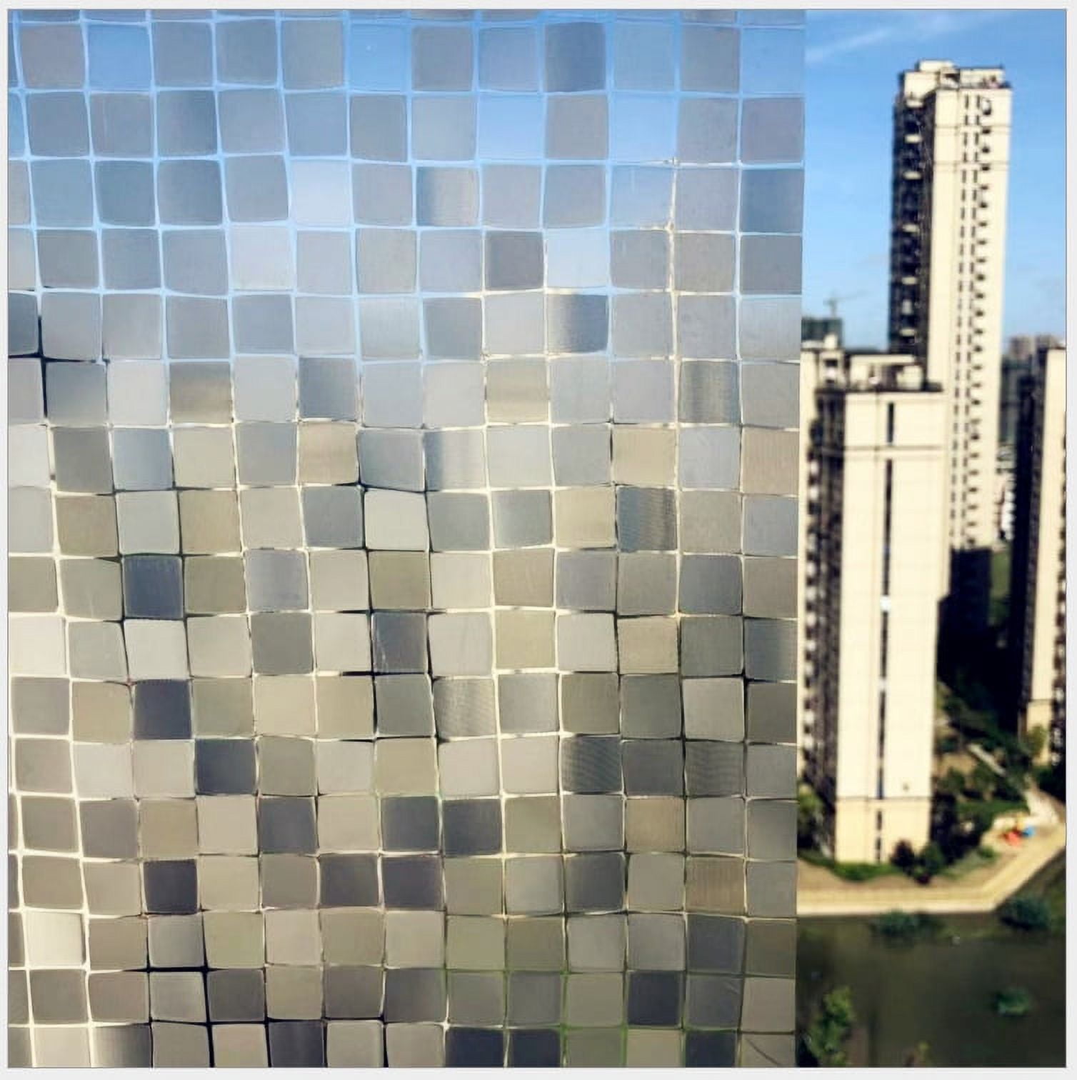 Window Film No Glue Frosted Static Self-Adhesive Cling Stained Glass ...