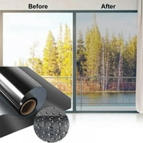 rabbitgoo Self-Stick One Way Window Film, Mirror Effect Tint, Daytime Privacy, Heat Control ...