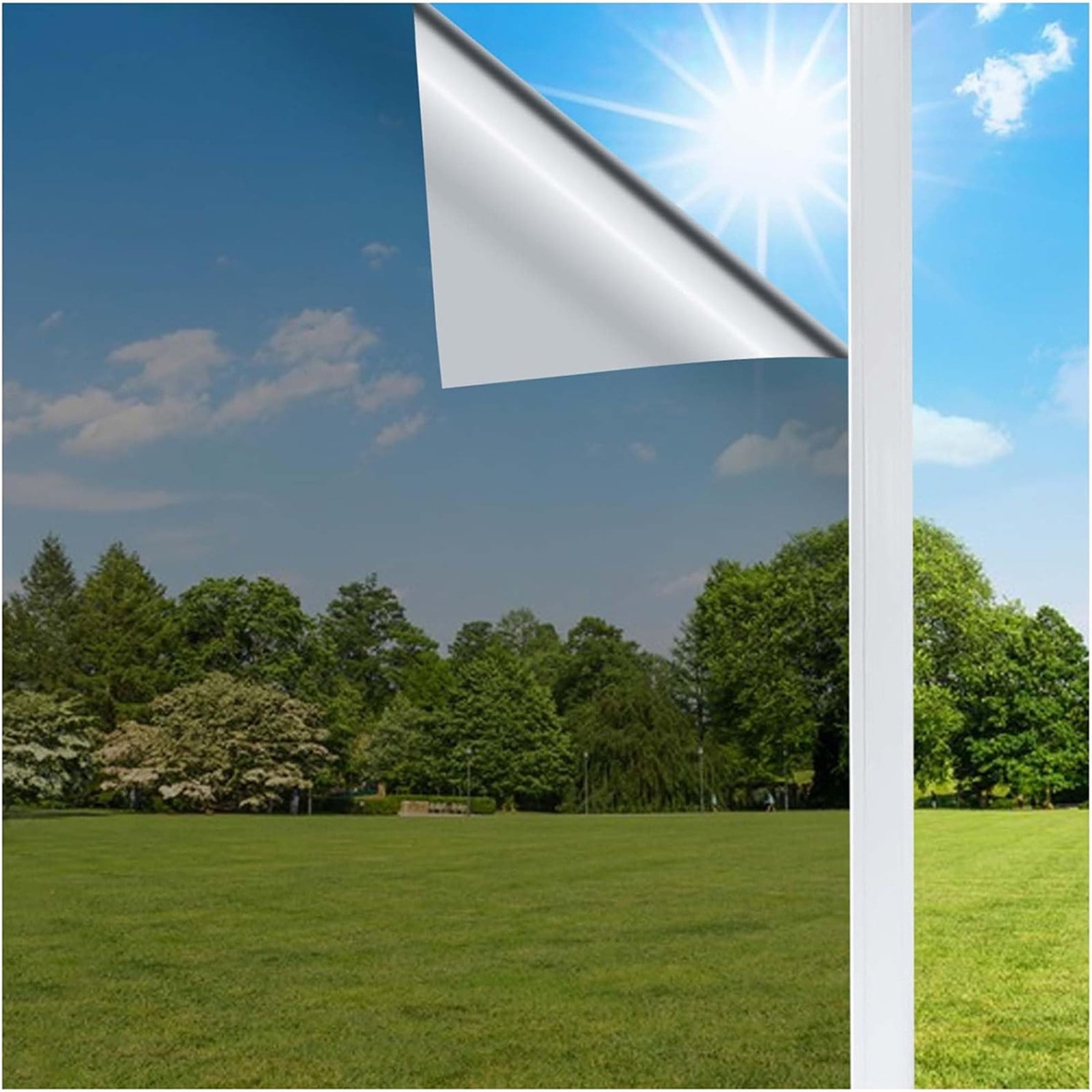 Window Film Privacy Glass Sticker - Decorative Laser Window Cling With ...