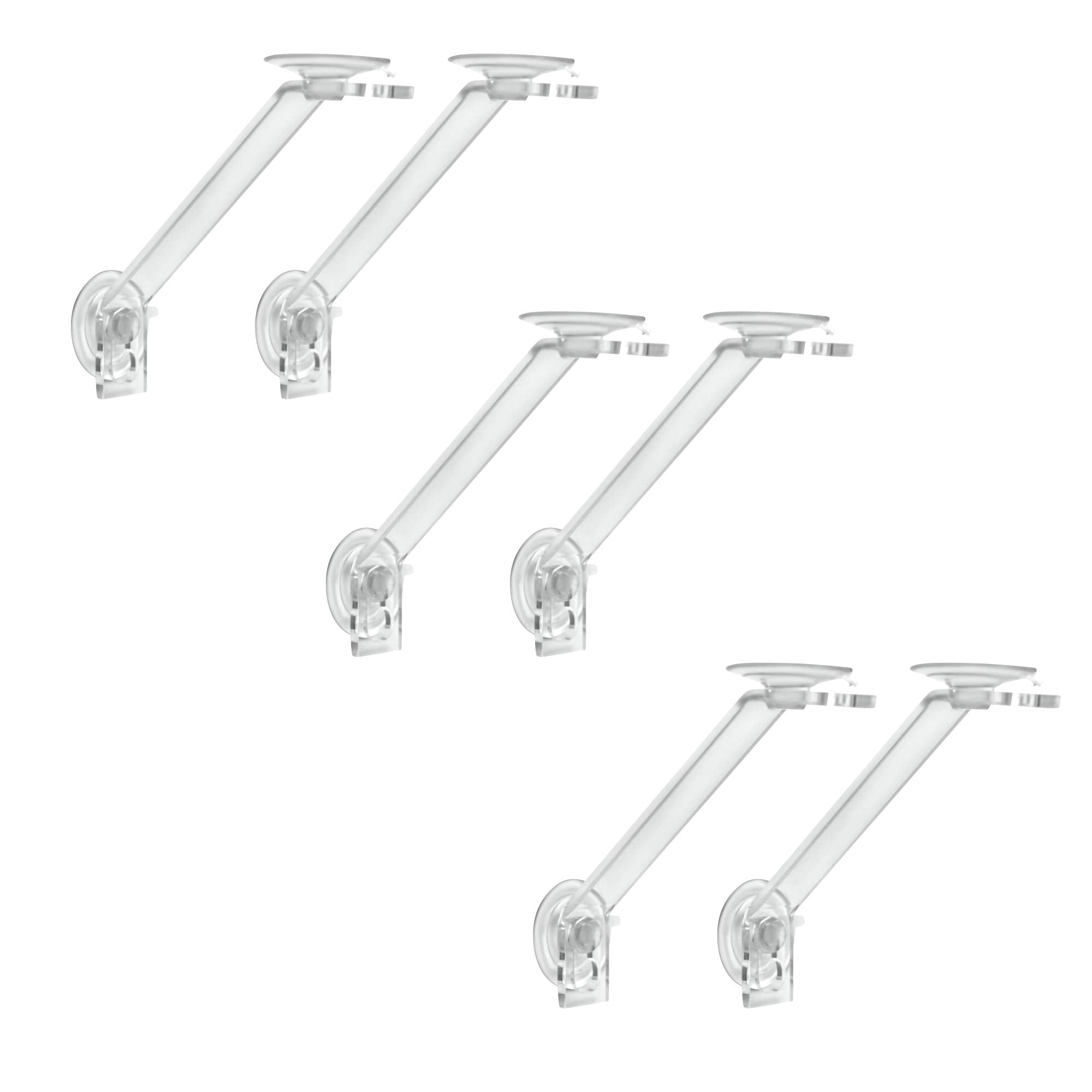 Window Garden Ledge Legs Suction Cup Window Shelf Support, Clear ...