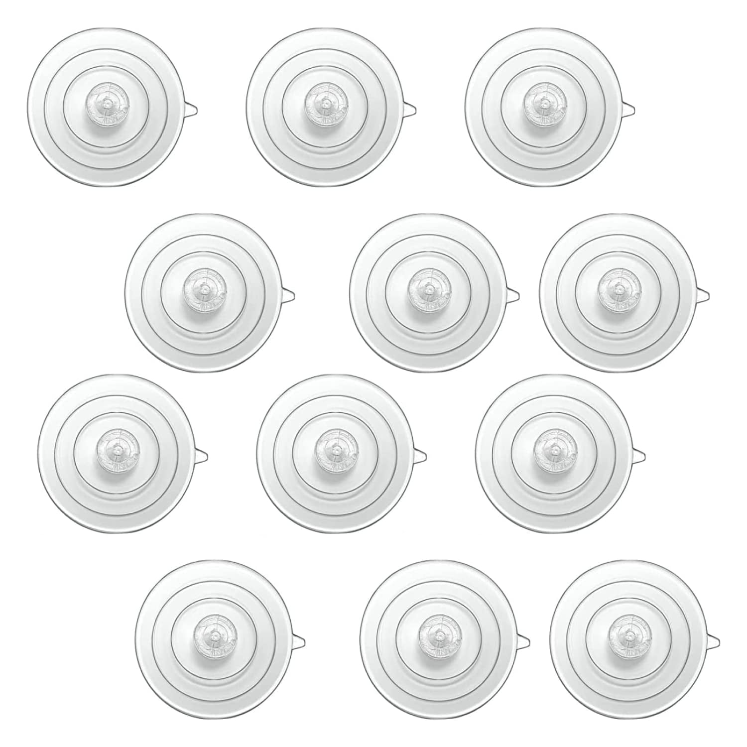 Window Garden Replacement Suction Cups - 12 Clear, Large Super Strong ...