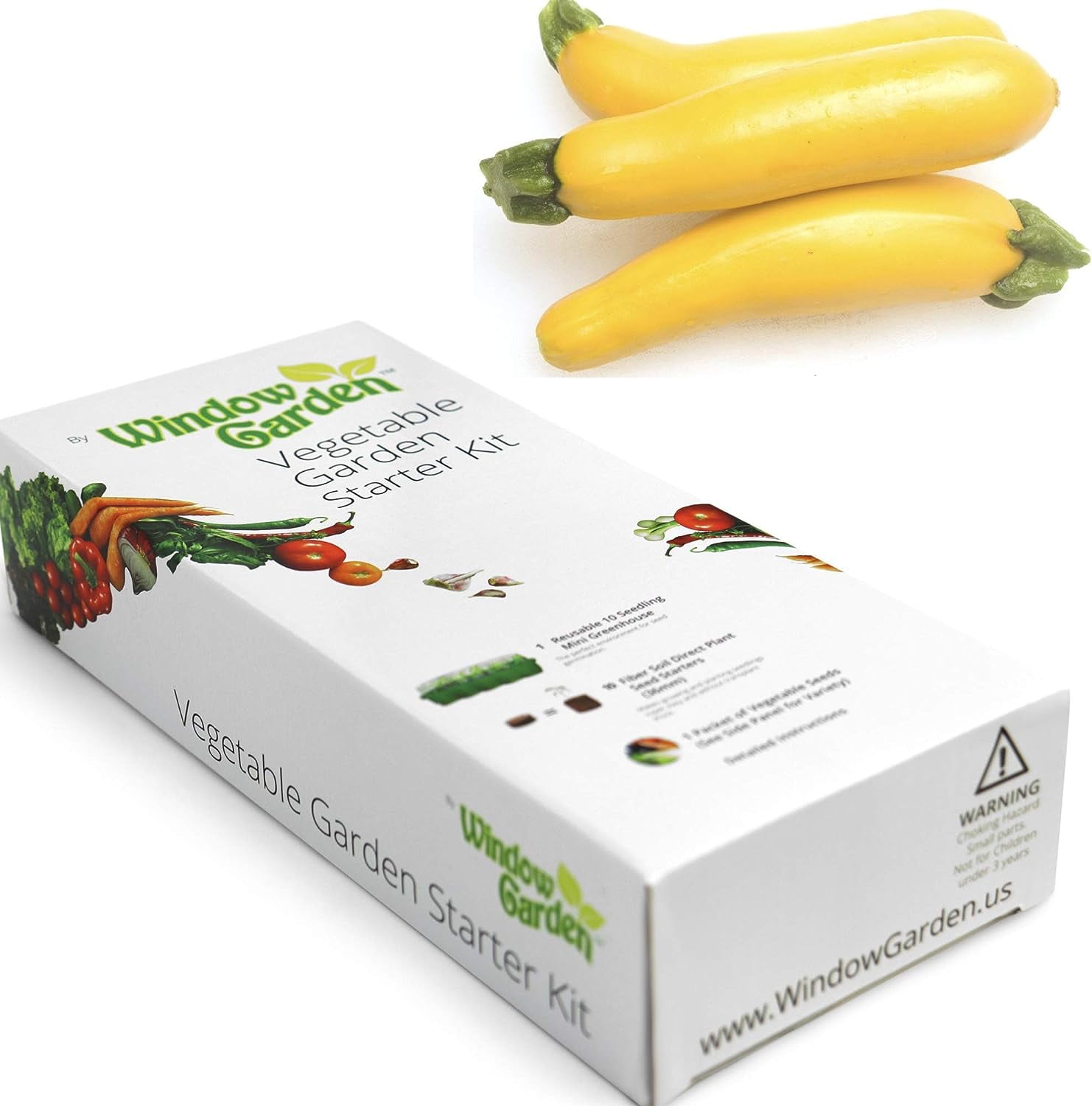 Window Garden - Squash Starter Kit - Mini Greenhouse System - Easy ...