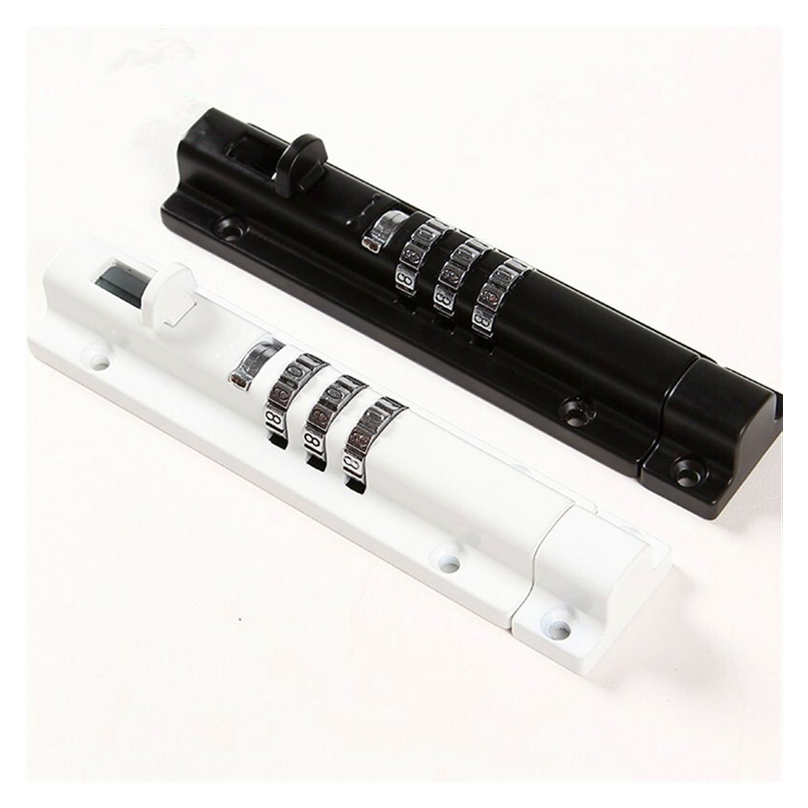 Window Gate Security Door Bolt 3 Dial Combination Sliding Bolt Lock ...