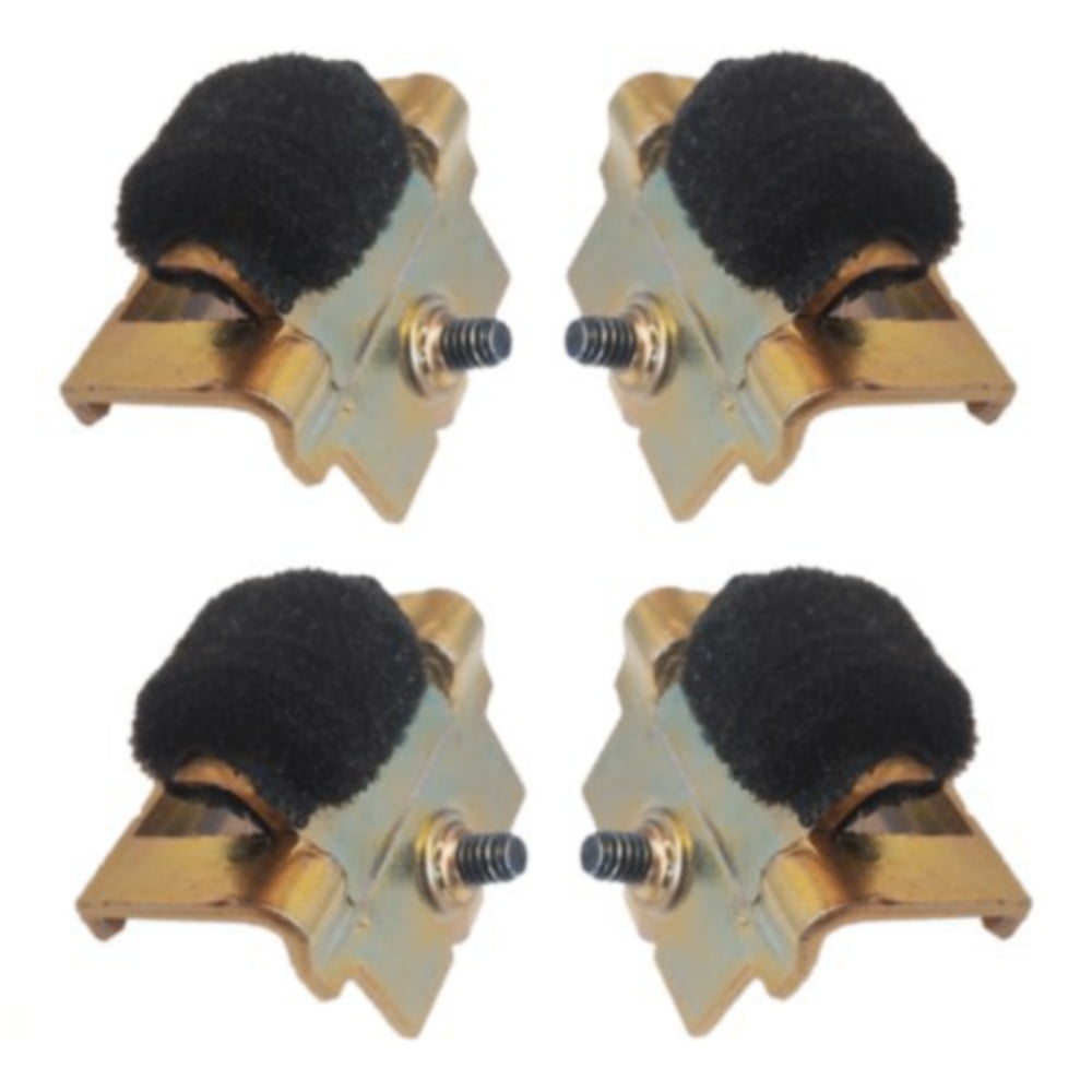 Window Glass Bracket Set With Felt For 1970-81 Camaro 1970-81 Firebird ...