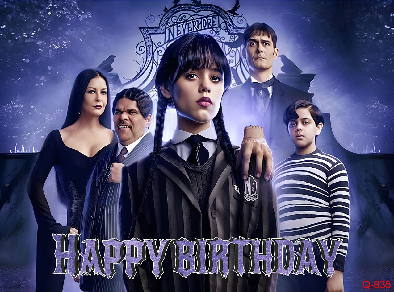 Window Gothic Backdrop Wednesday Horror Theme Birthday Photography ...