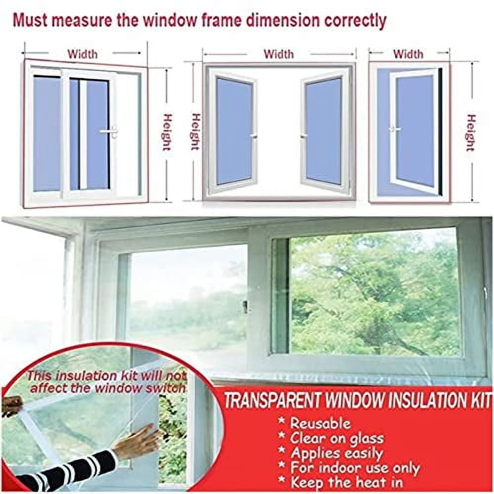 Window Insulation Film, Transparent Window Insulation Film, Thermal ...