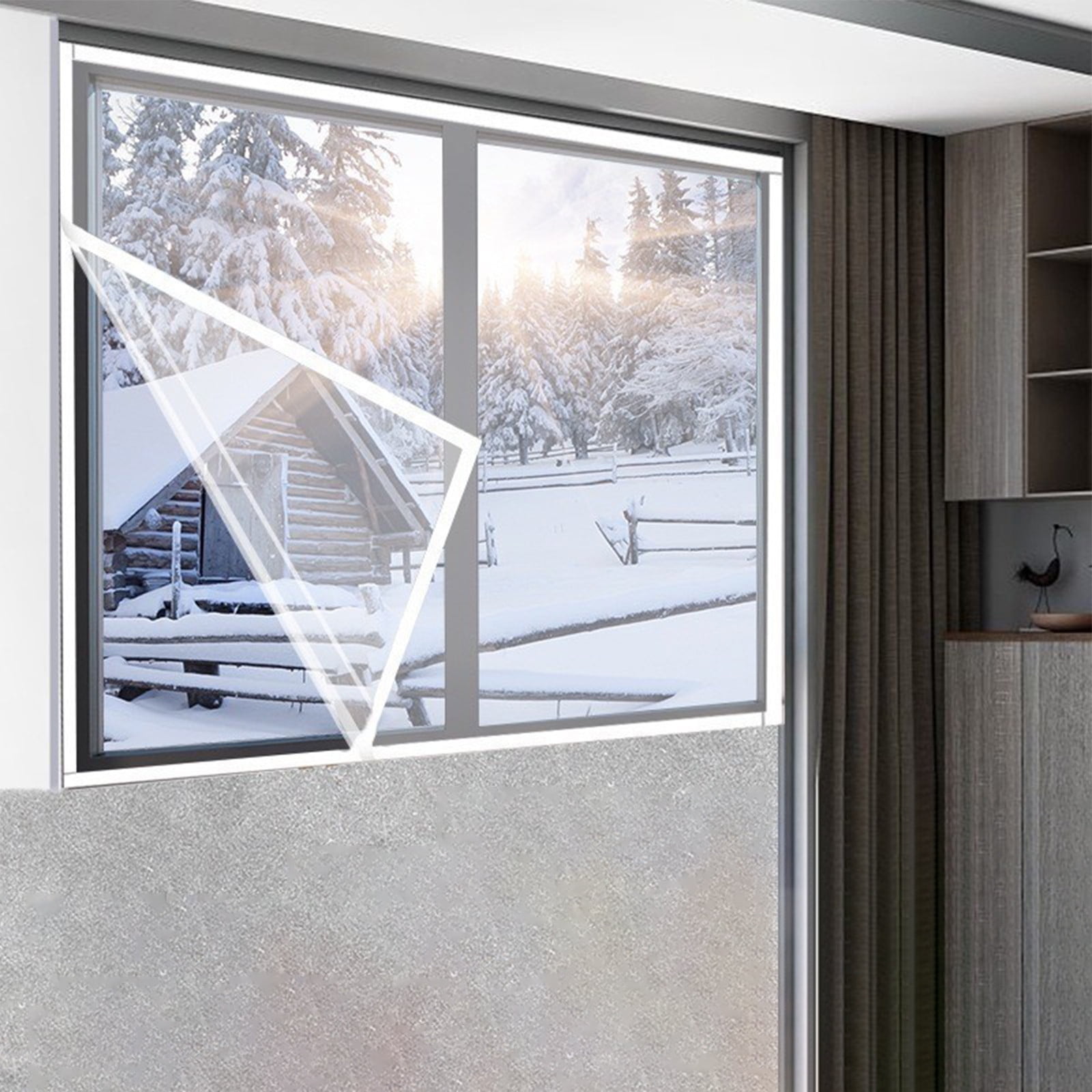 Window Insulation Kit, Noise Reduce Insulated Window Film, Magnetic ...