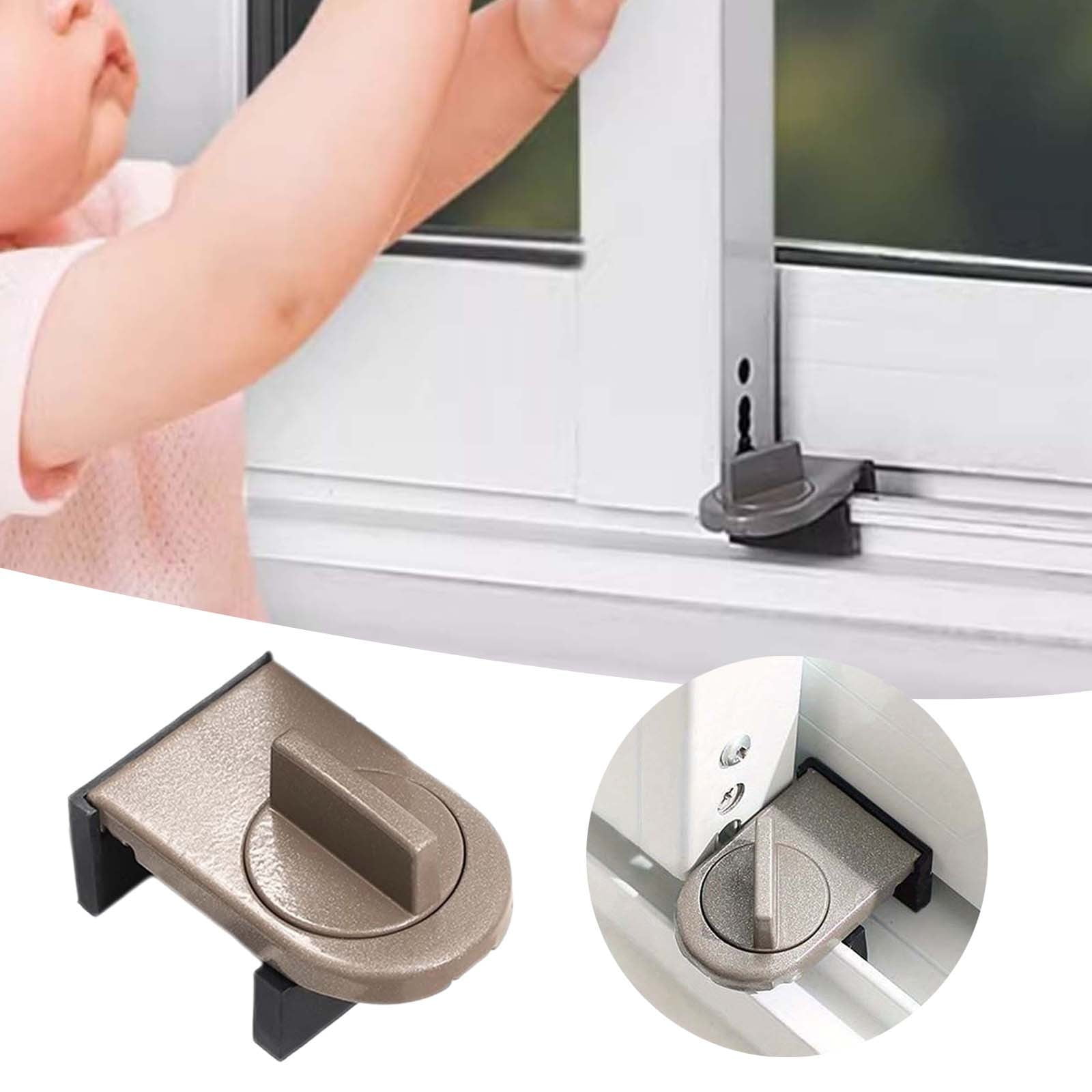 Window Lock Clip Fixing Clip For Sliding Doors Aluminum Alloy Screen ...