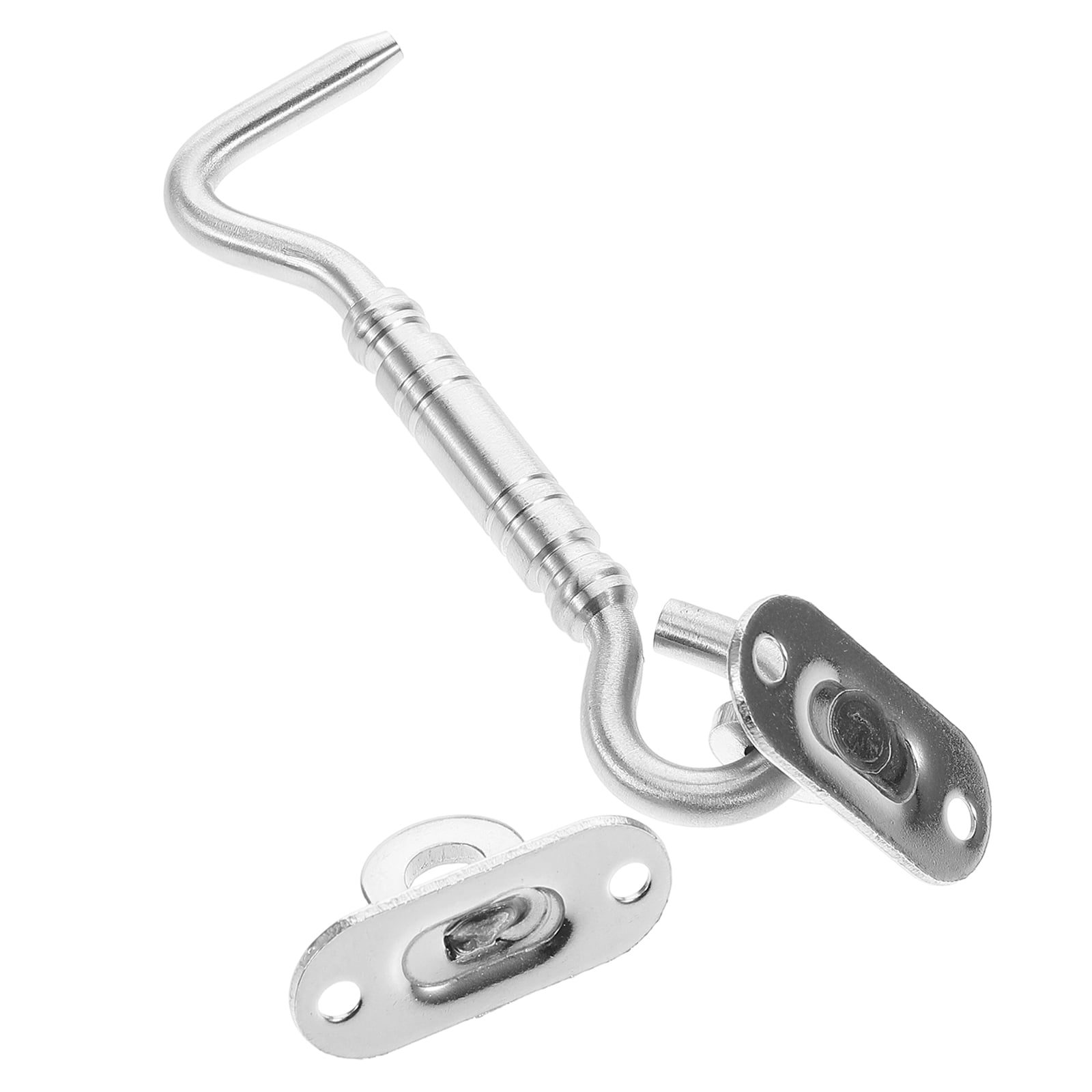 Window Lock Hook Hook and Eye Latch Hook Lock Latch for Door Silver ...