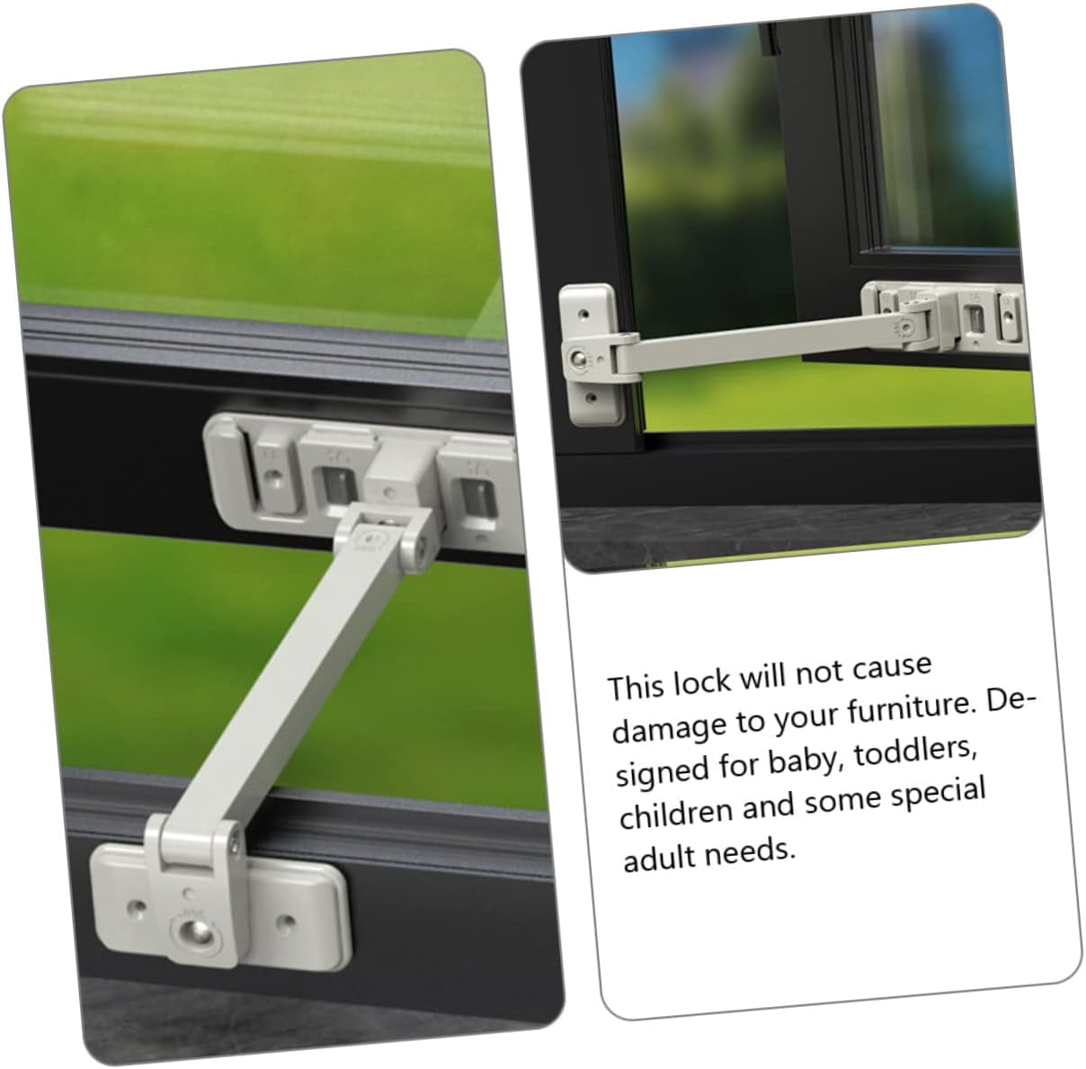 Window Lock, Proof Safety Lock for Windows with Adjustable Strap ...
