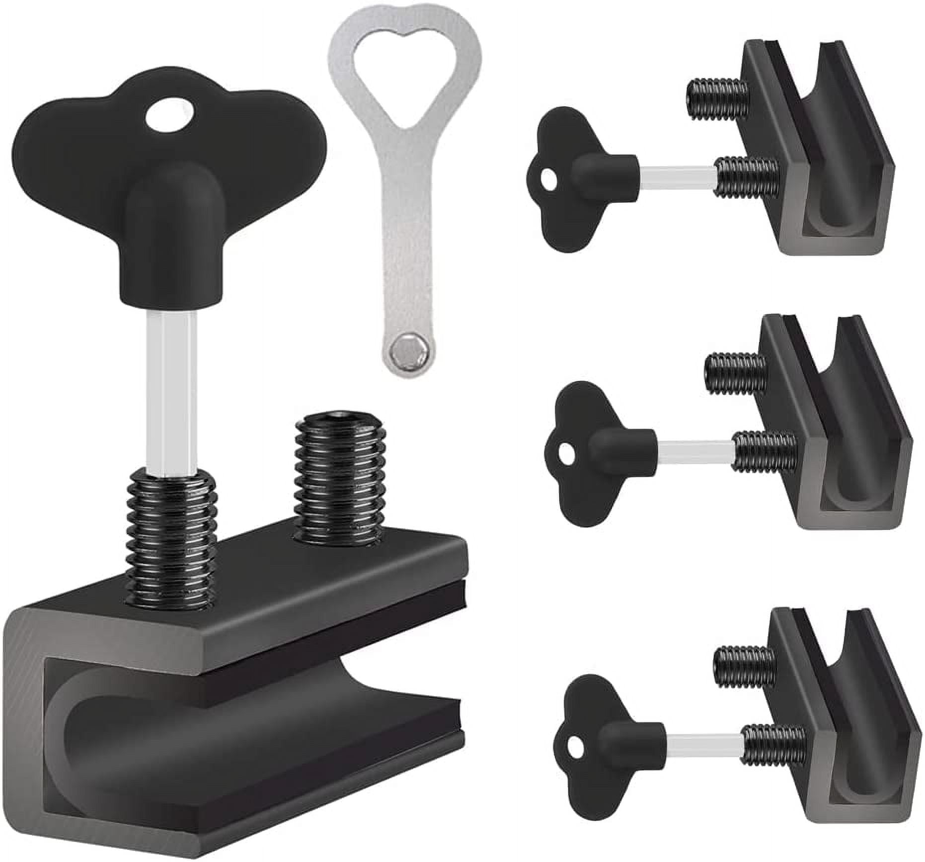 Window Locks, 4 Sets Sliding Door Window Locks Security Up and Down ...