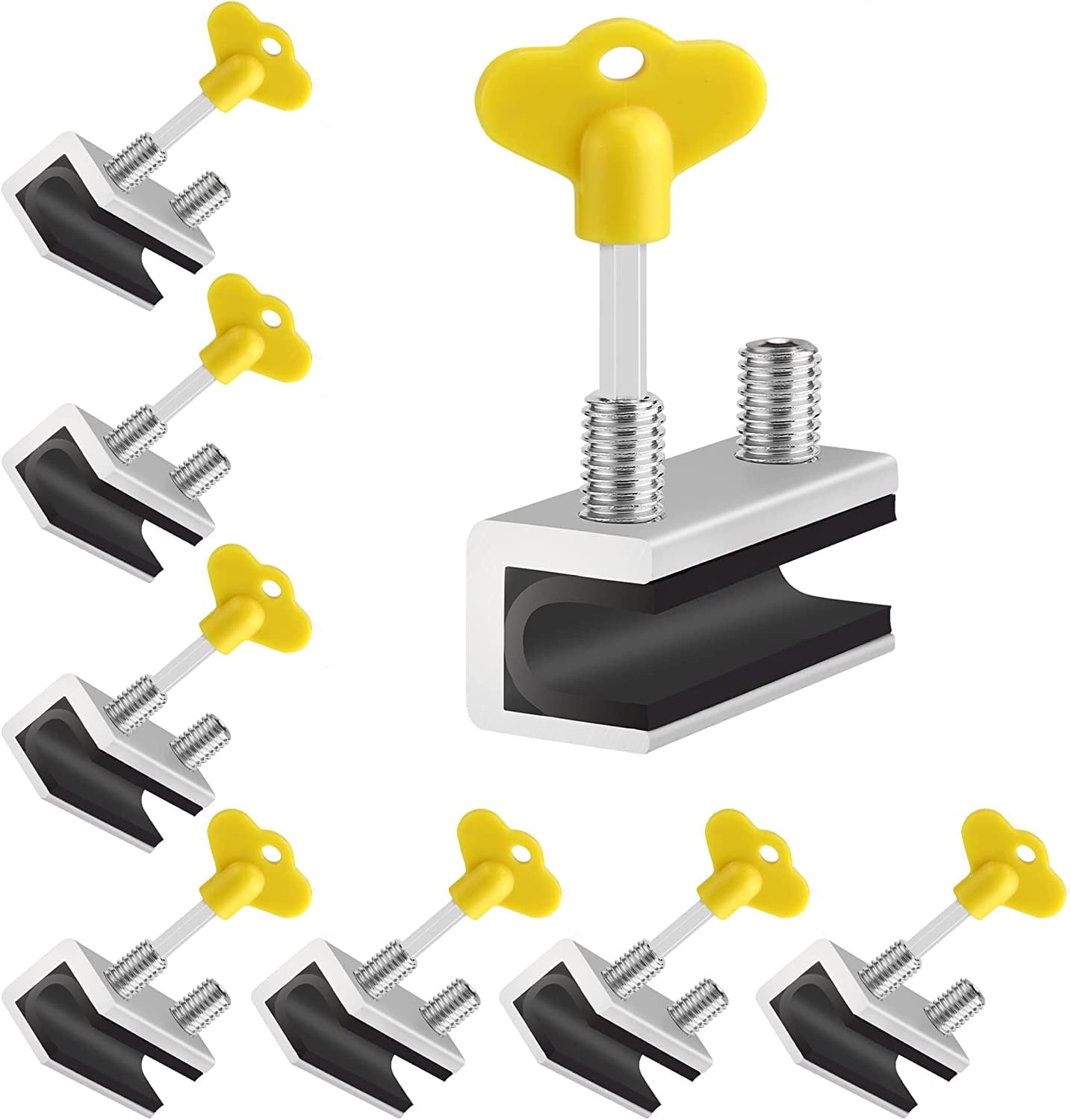 Window Locks, 4 Sets Sliding Door Window Locks Security Up and Down ...