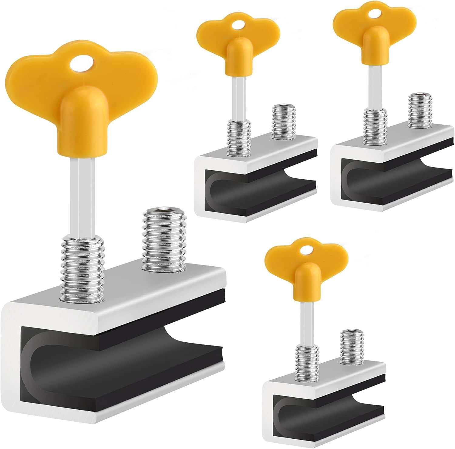Window Locks, 4 Sets Sliding Security Window Lock with Key for Vertical ...