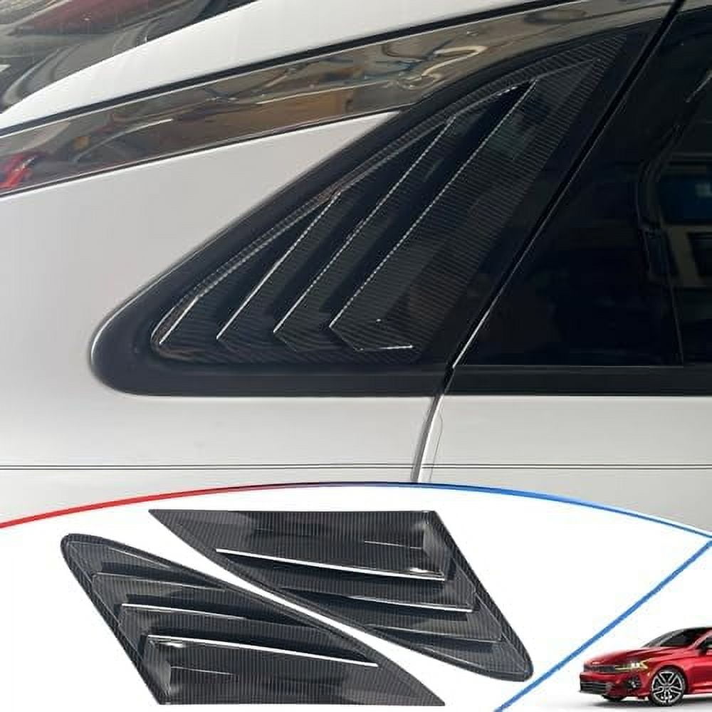 Window Louvers, for Kia K5/Optima 2021 2022 2023 2024 2025, Carbon ...