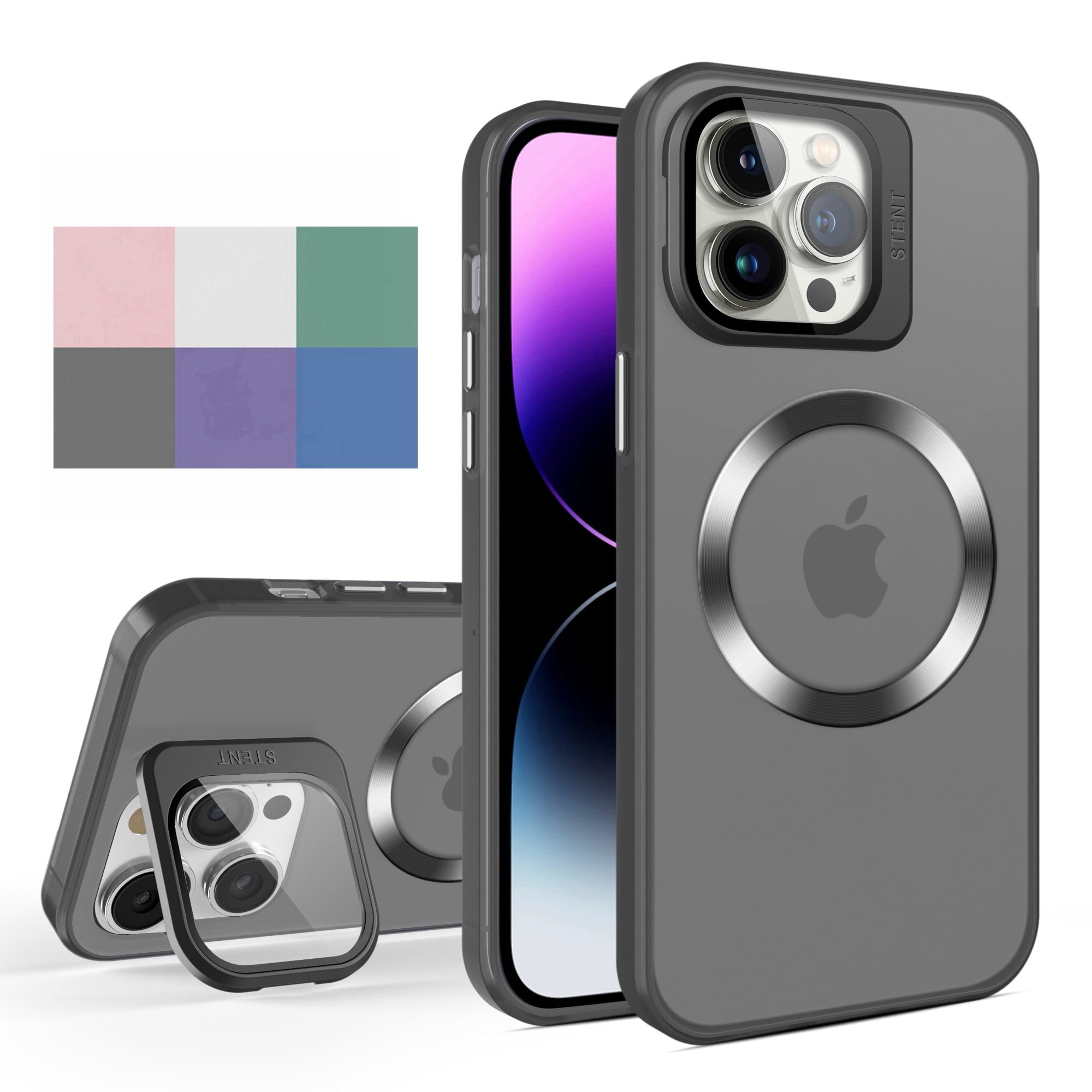 Window Magsafe Designed for iPhone 15 Case, [Built-in Camera Stand ...