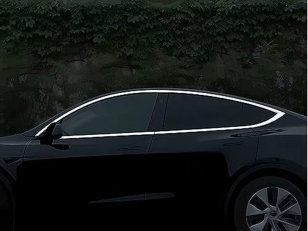 Window Molding Sill Trim Strip for for Tesla Model 3, Stainless Steel ...