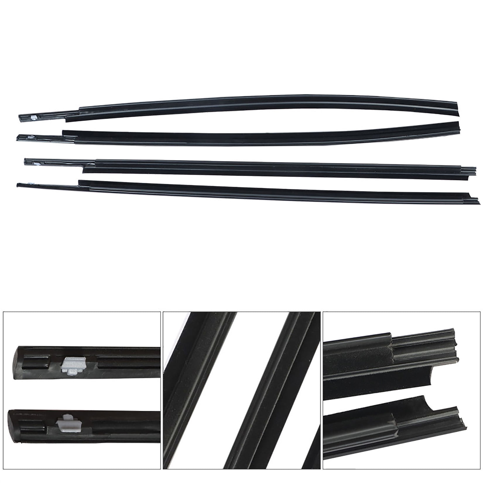 Window Moulding Trim Weatherstrip Seal Belt 68160-0C020 68210-0C020 ...
