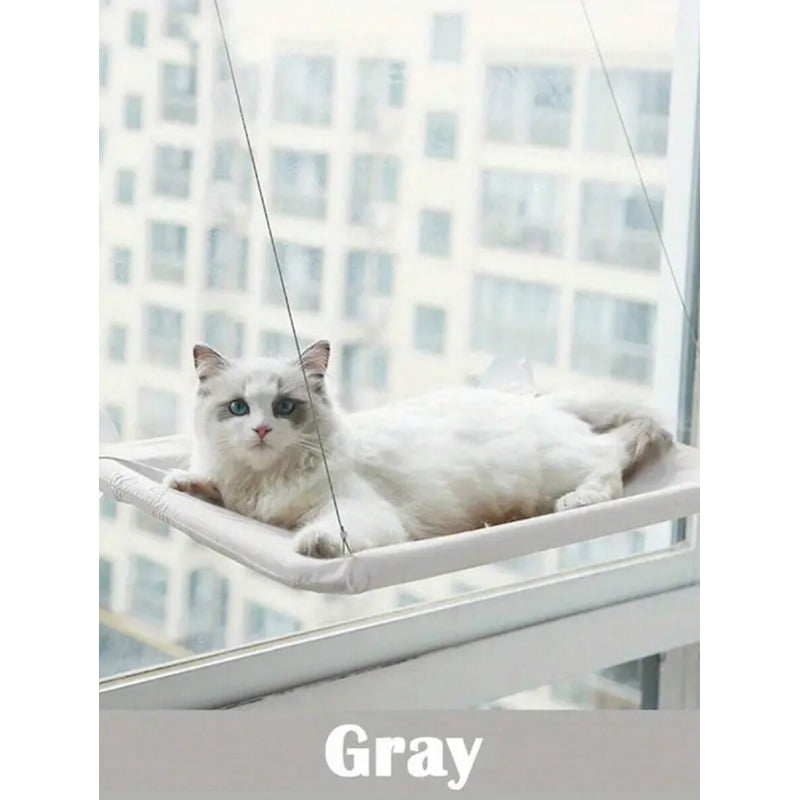 Window-Mount Cat Hammock – Cozy Hanging Bed for Cats & Small Dogs (5kg ...