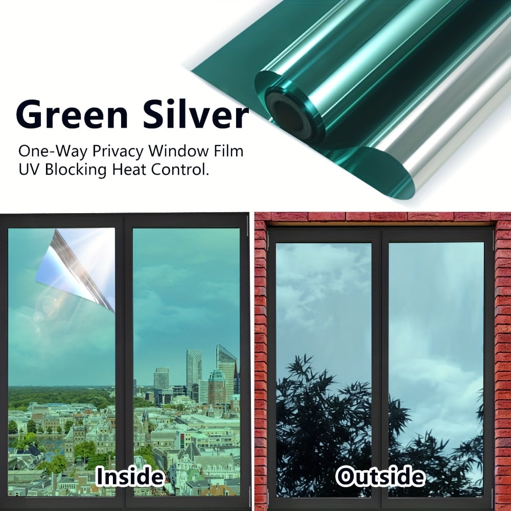 Window One-Way Privacy Film-Sun Blocking, Blocking & Heat Control ...