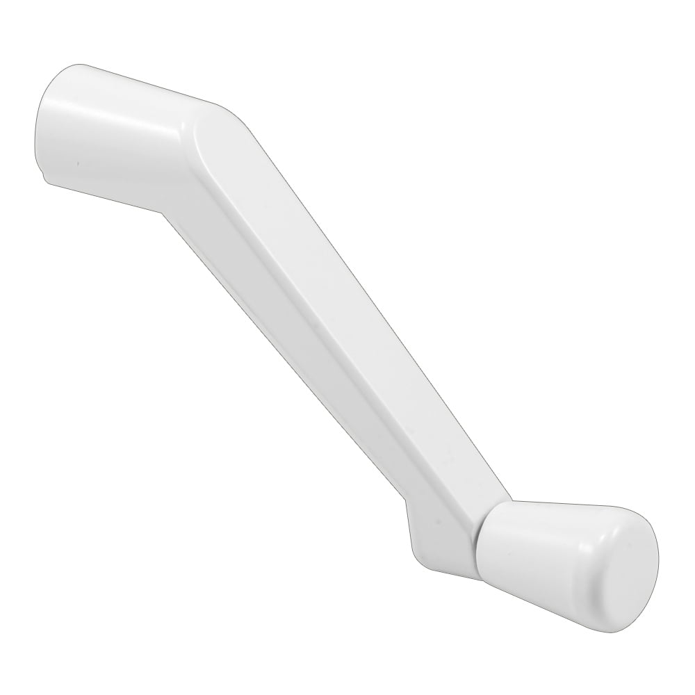 Window Operator Crank Handle, 11/32 in. Bore, White Enamel Finish ...