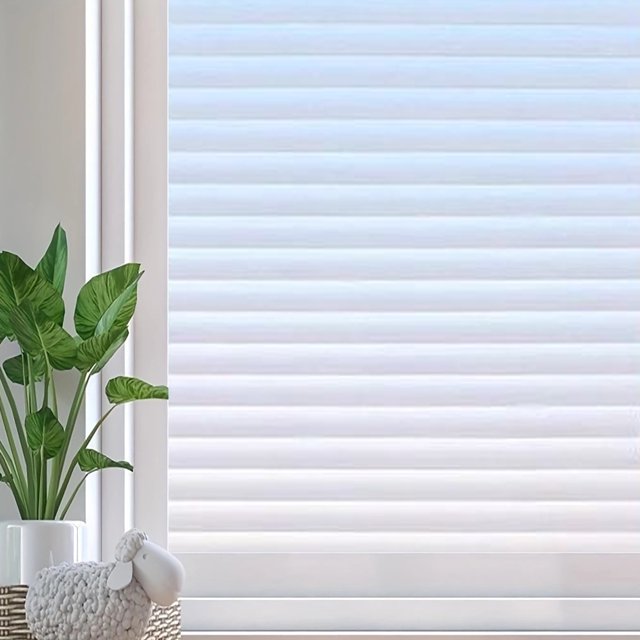 Window Privacy Film, 3D Decorative Frosted Glass Window Clings ...