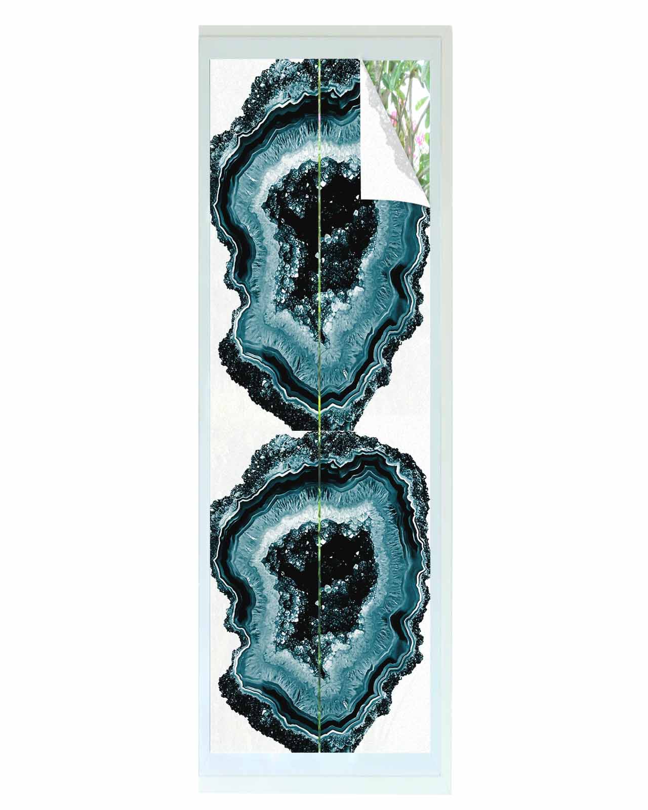 Window Privacy Film Abstract Marble Stained Glass Window Film ...