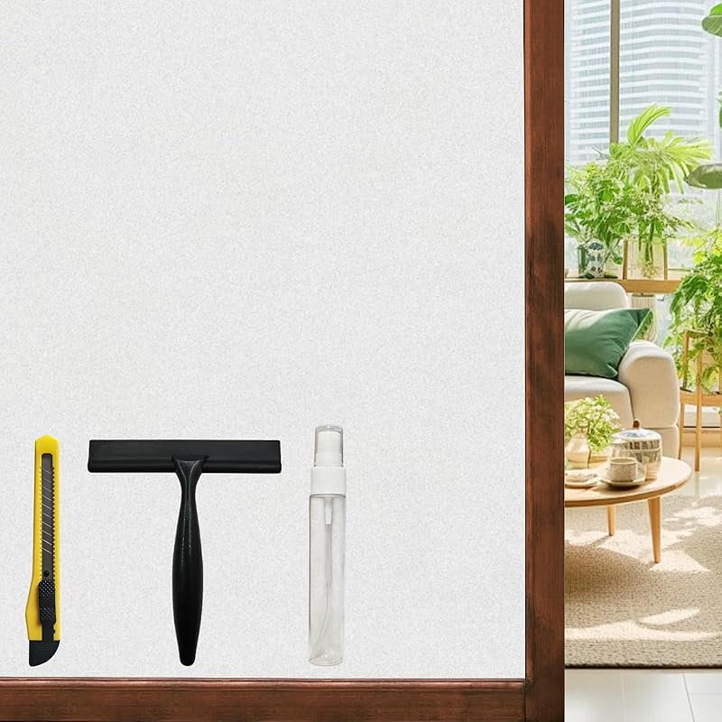 Window Privacy Film Bathroom Frosted Glass Window Decoration UV ...