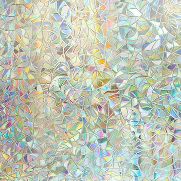 "3D Static Glass Film, Anti-UV, Peel & Stick, Home/Office, 17.5"" x 78. ...