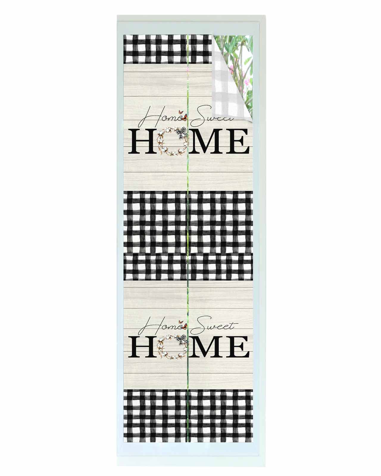 Window Privacy Film Farmhouse Home Stained Glass Window Film Decorative ...