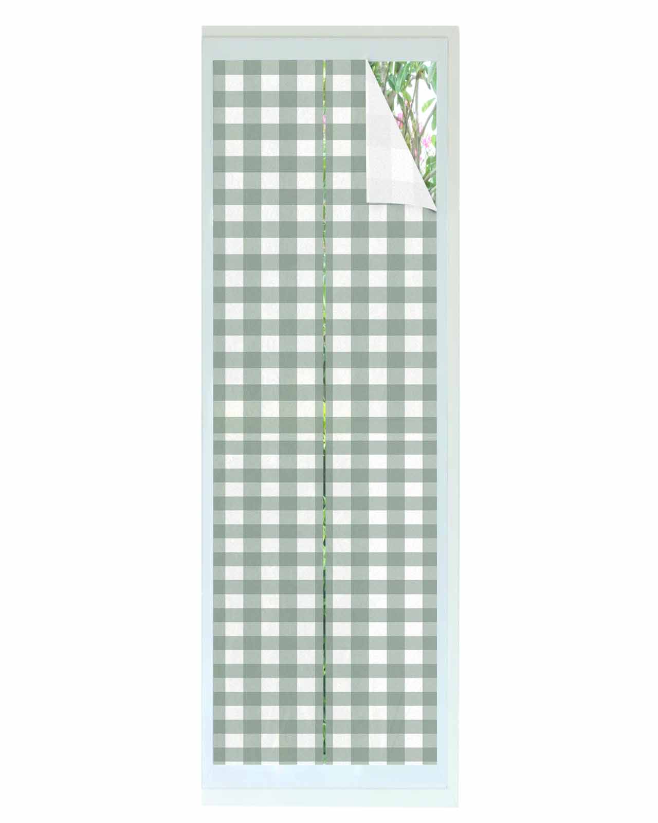 Window Privacy Film Green Farmhouse Stained Glass Window Film ...