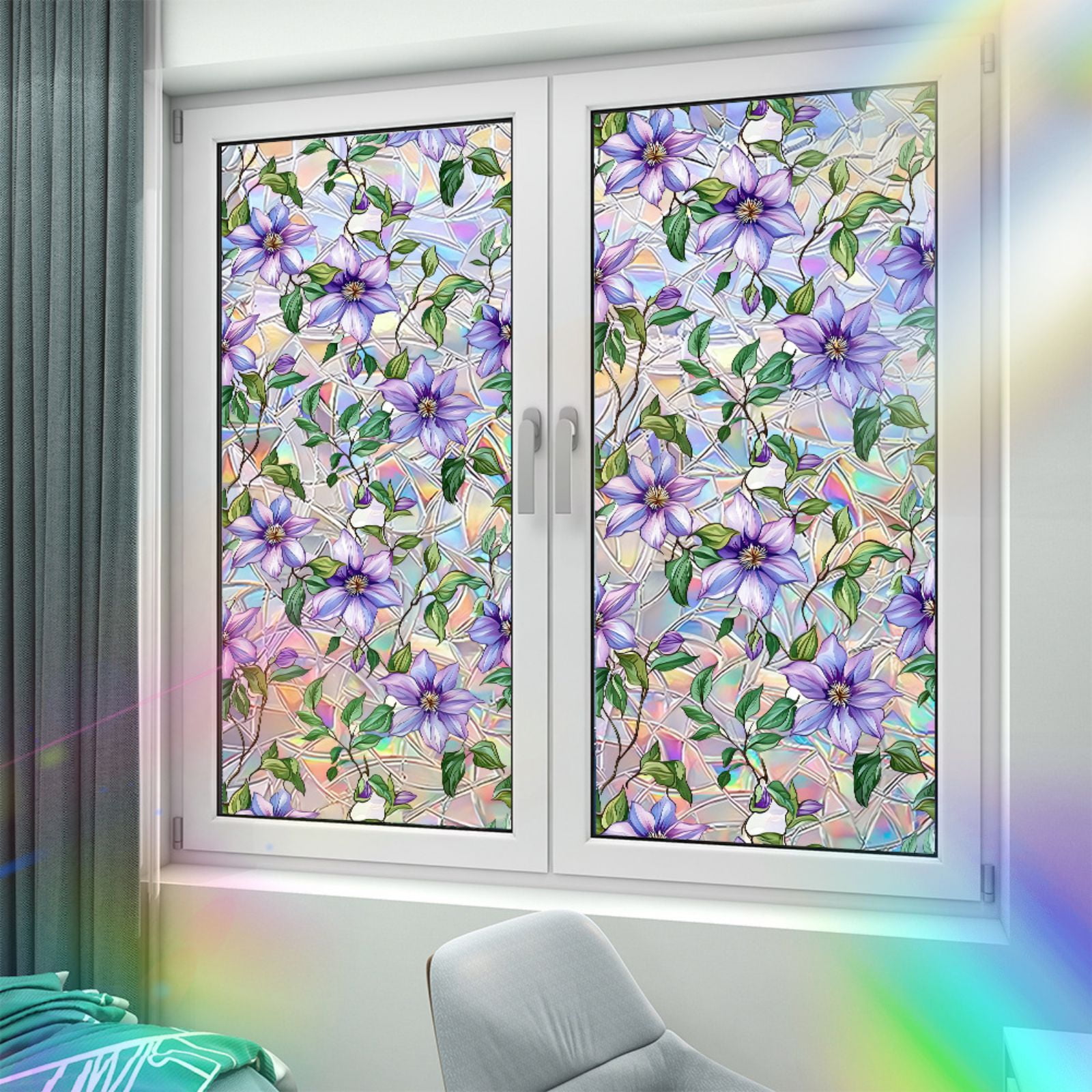 Window Privacy Film Home Room Bathroom Spring Decor One Way Privacy ...