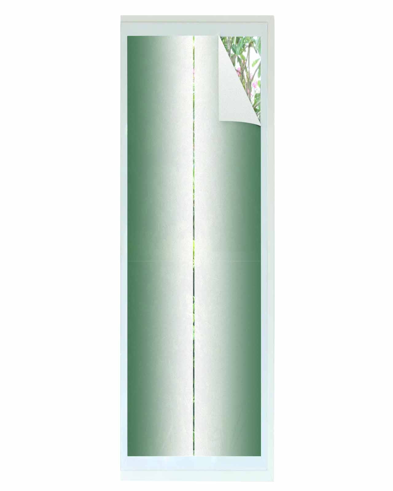 Window Privacy Film, Hunter Green White Ombre UV Sun Blocking Window ...